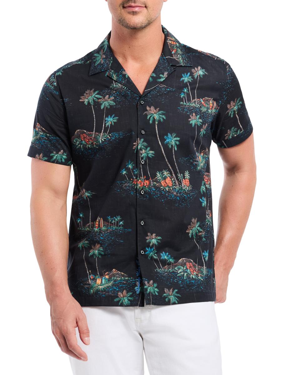 Robert Graham Kauai Abstract Cotton Shirt | Saks Fifth Avenue
