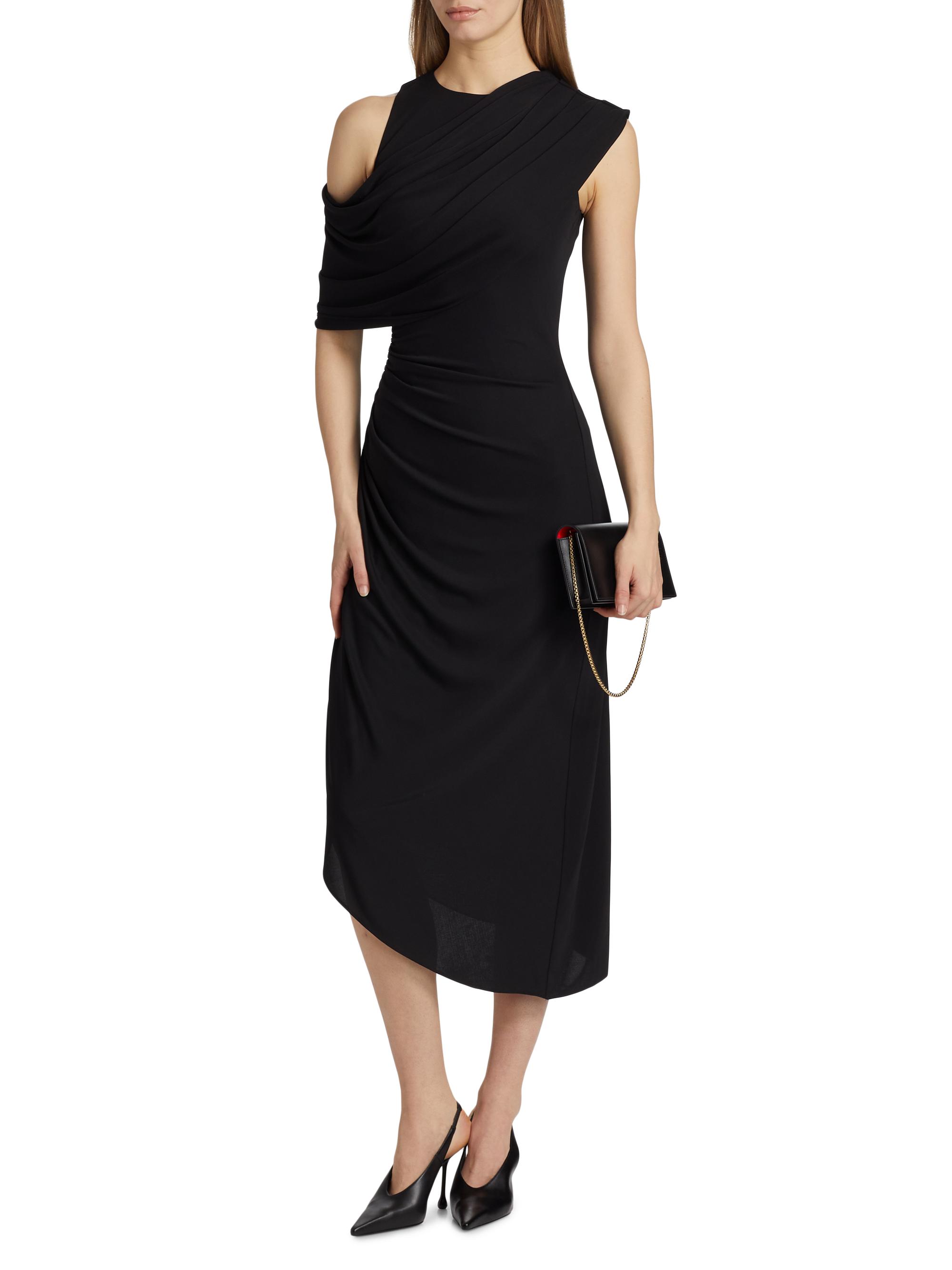Halston Gabrielle Matte Jersey Cocktail Dress | Saks Fifth Avenue