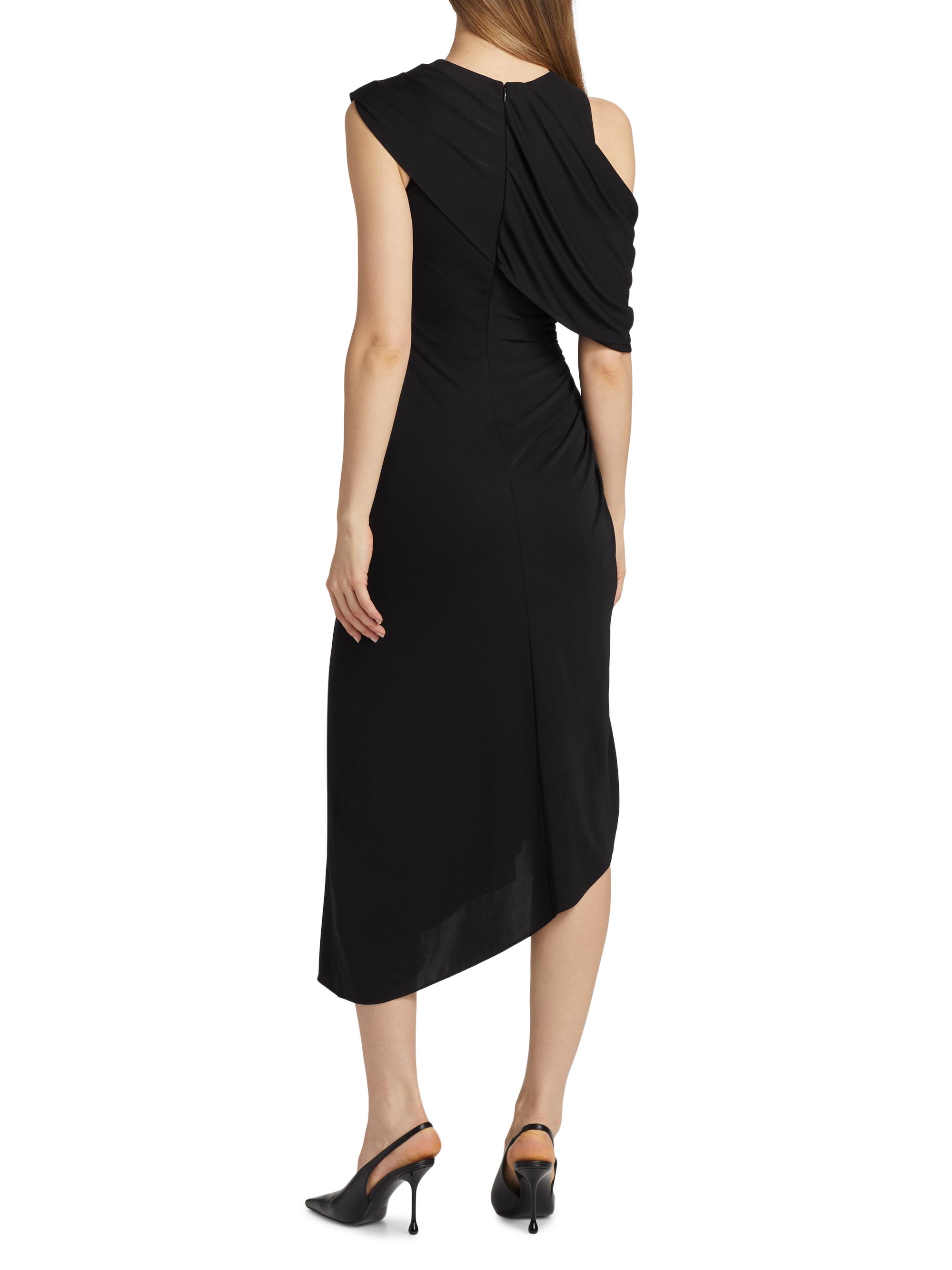 Halston Gabrielle Matte Jersey Cocktail Dress | Saks Fifth Avenue