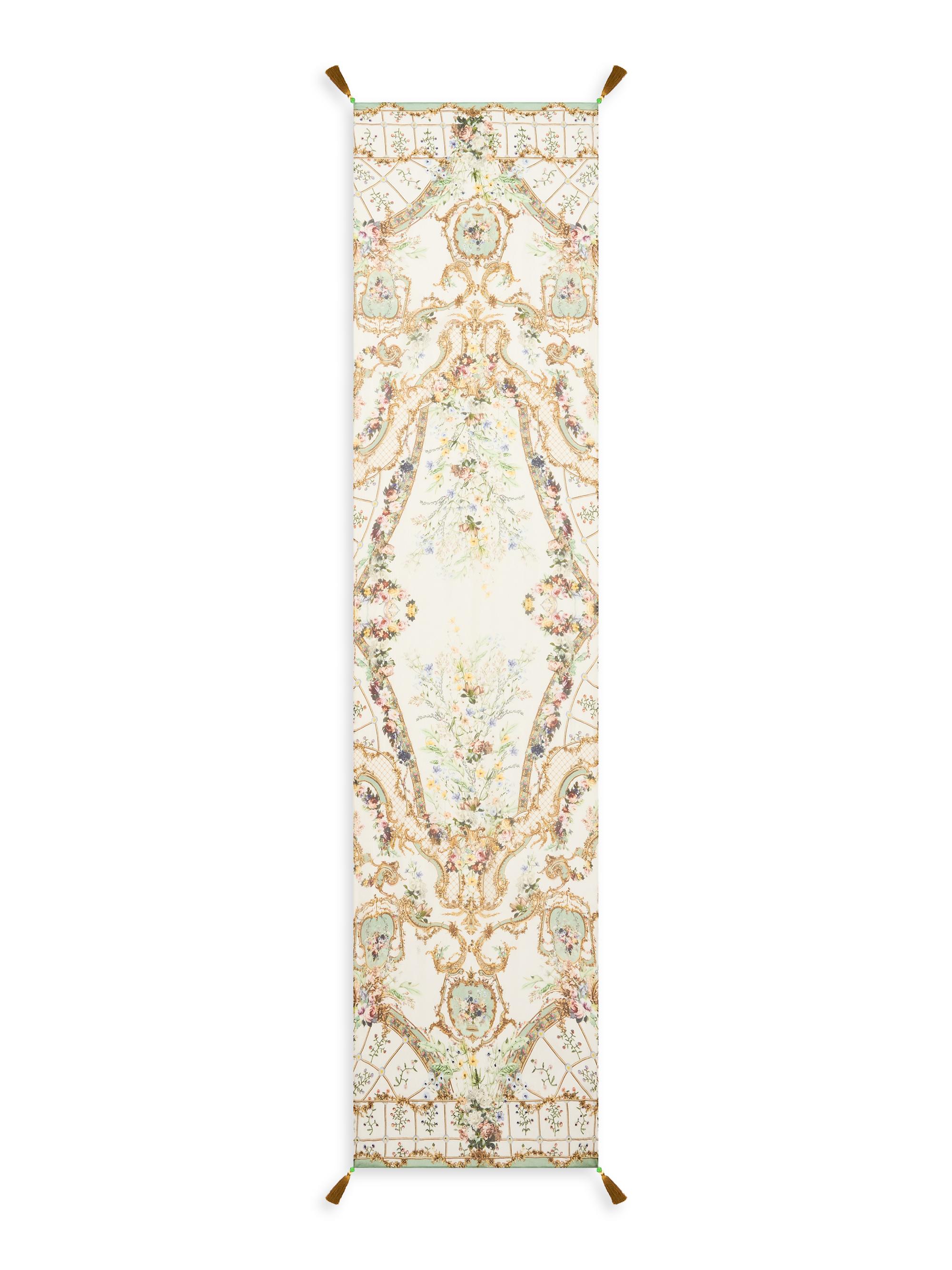 Camilla Dressing Room Drama Floral Silk Long Scarf | Saks Fifth Avenue