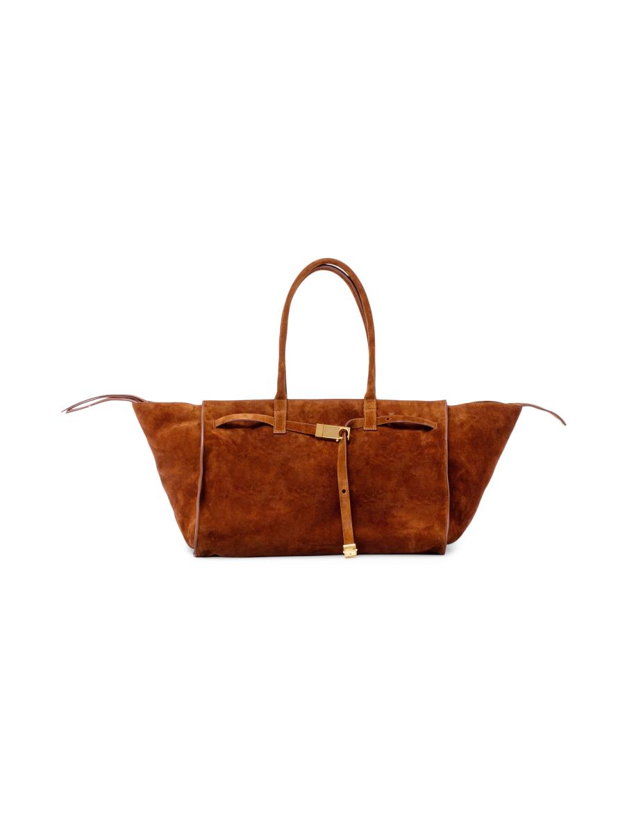 Benedetta Bruzziches Mame La Petite Suede Satchel Bag | Saks Fifth Avenue