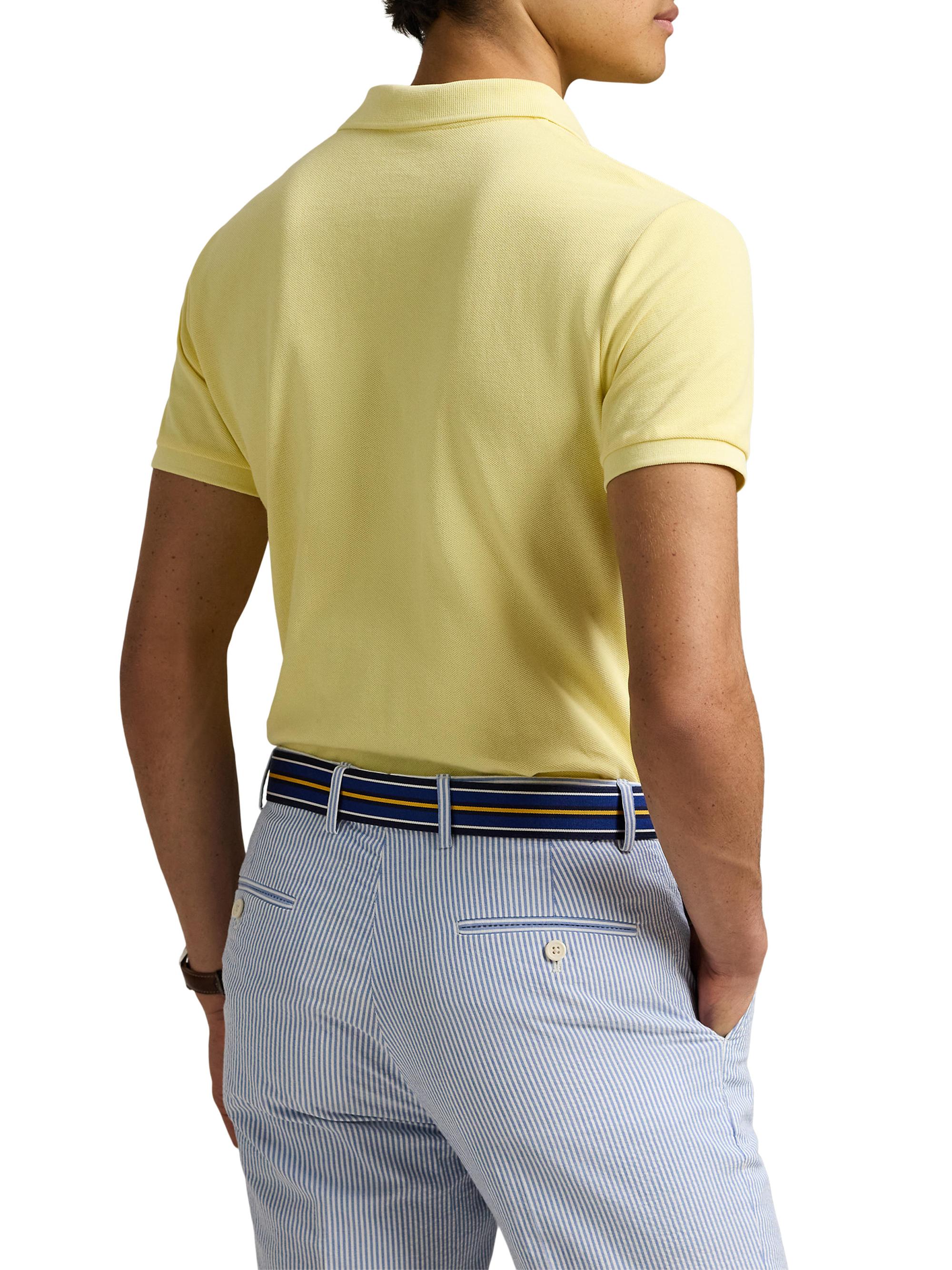 Polo Ralph Lauren Custom-Slim-Fit Mesh Polo Shirt | Saks Fifth Avenue