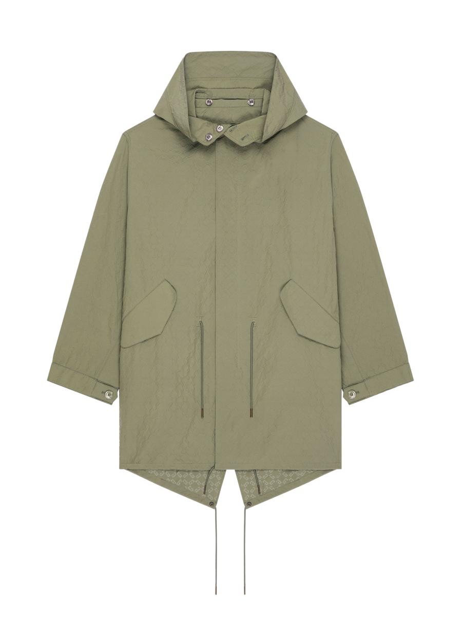 Givenchy Parka Jacket in Textured Monogram 72 | Saks Fifth Avenue