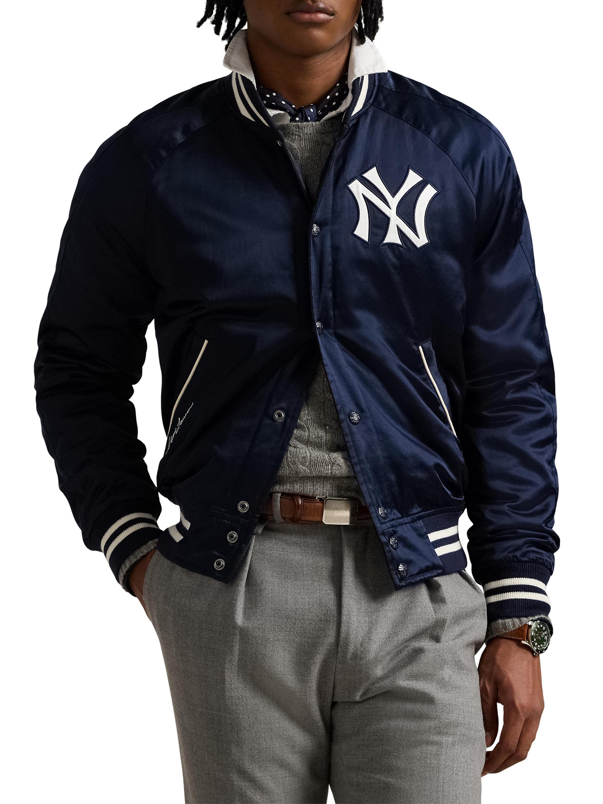 Polo Ralph Lauren New York Yankees Satin Bomber Jacket | Saks Fifth Avenue