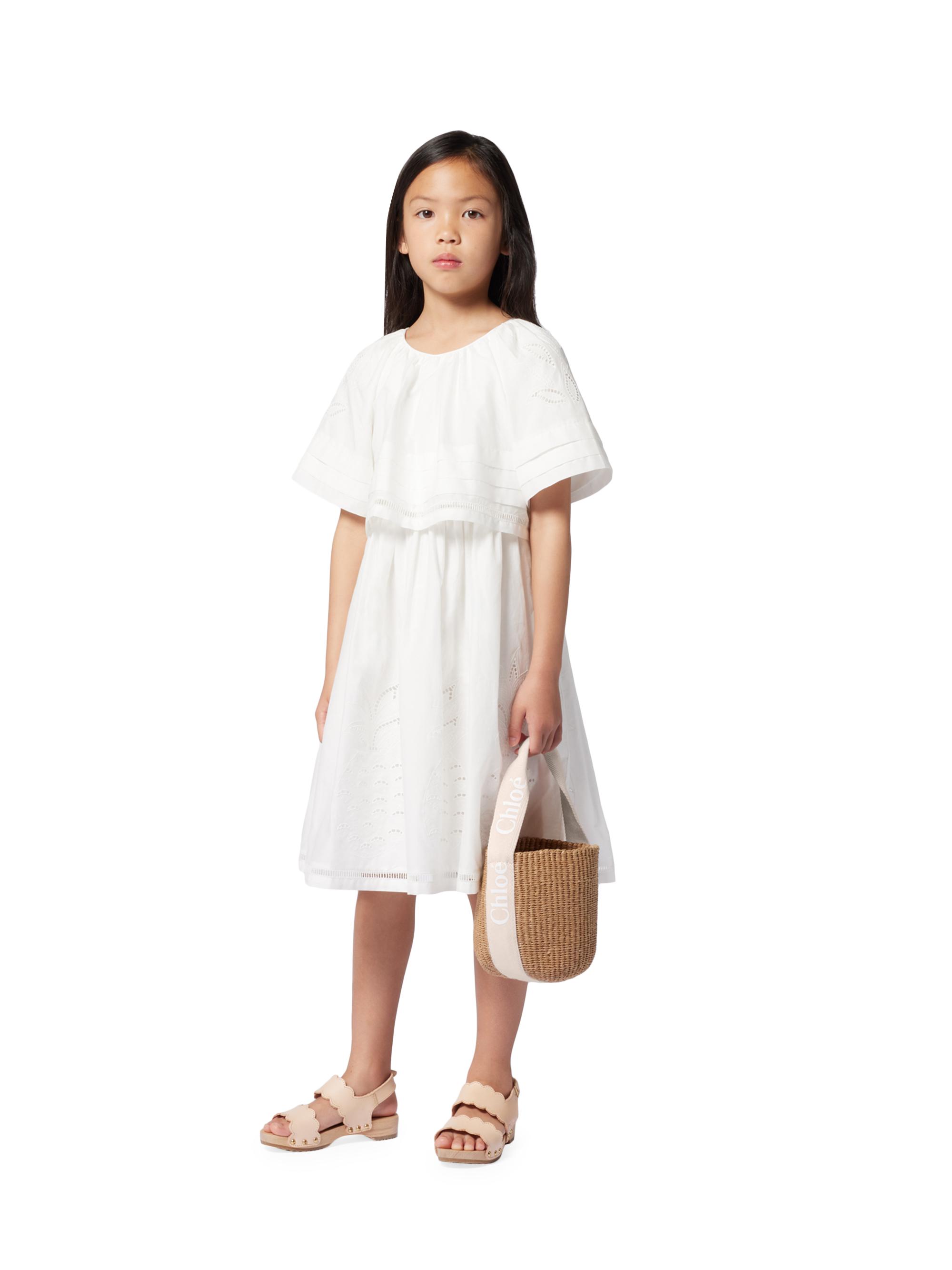 Chloé Girl's Straw Basket Handle Bag | Saks Fifth Avenue