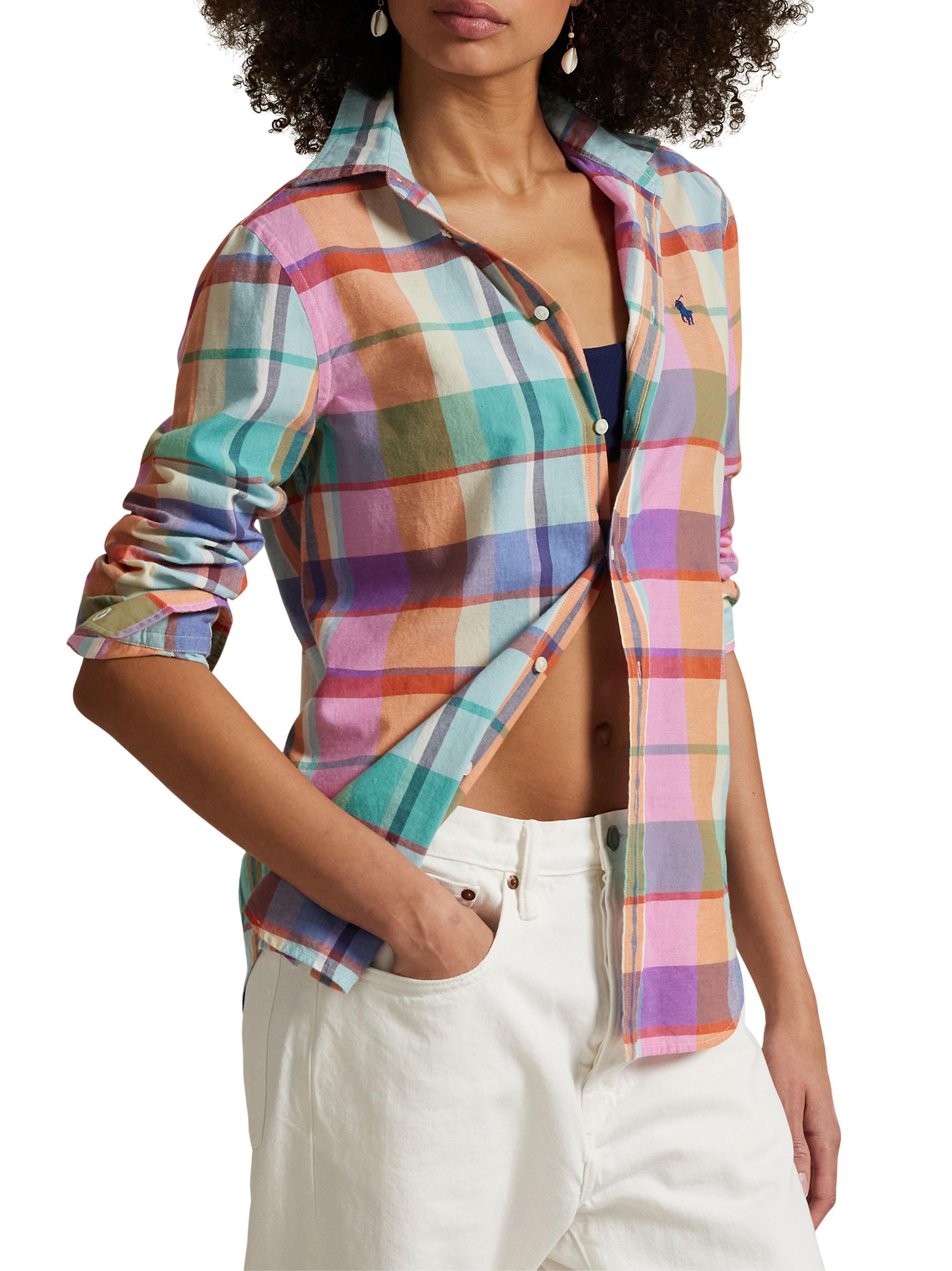 Polo Ralph Lauren Plaid Cotton Shirt | Saks Fifth Avenue