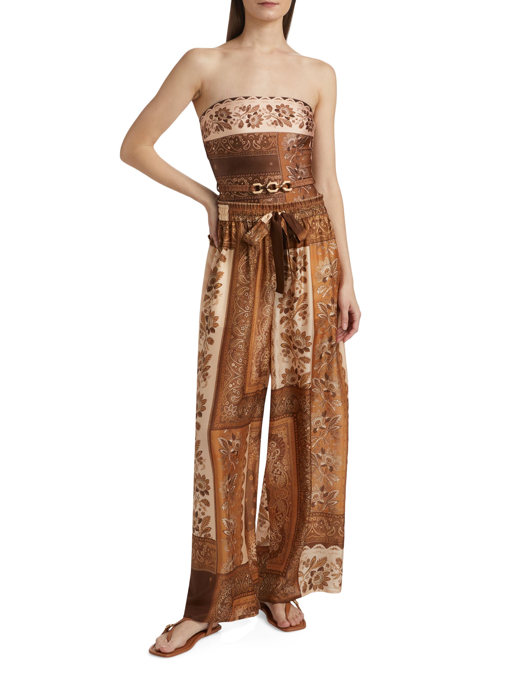 Zimmermann Lucky Mixed Print One-Piece Swimsuit | Saks Fifth Avenue