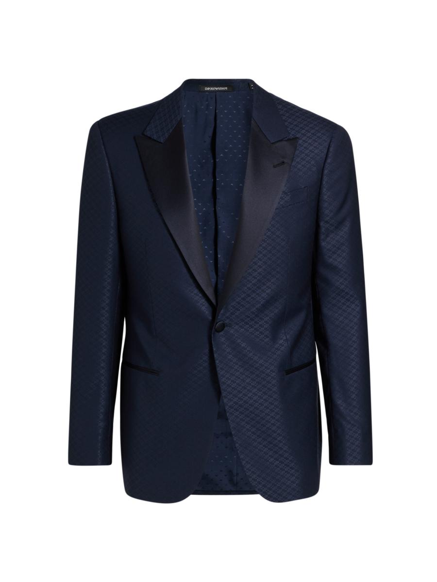 Emporio Armani Diamond Grid Print Dinner Jacket | Saks Fifth Avenue