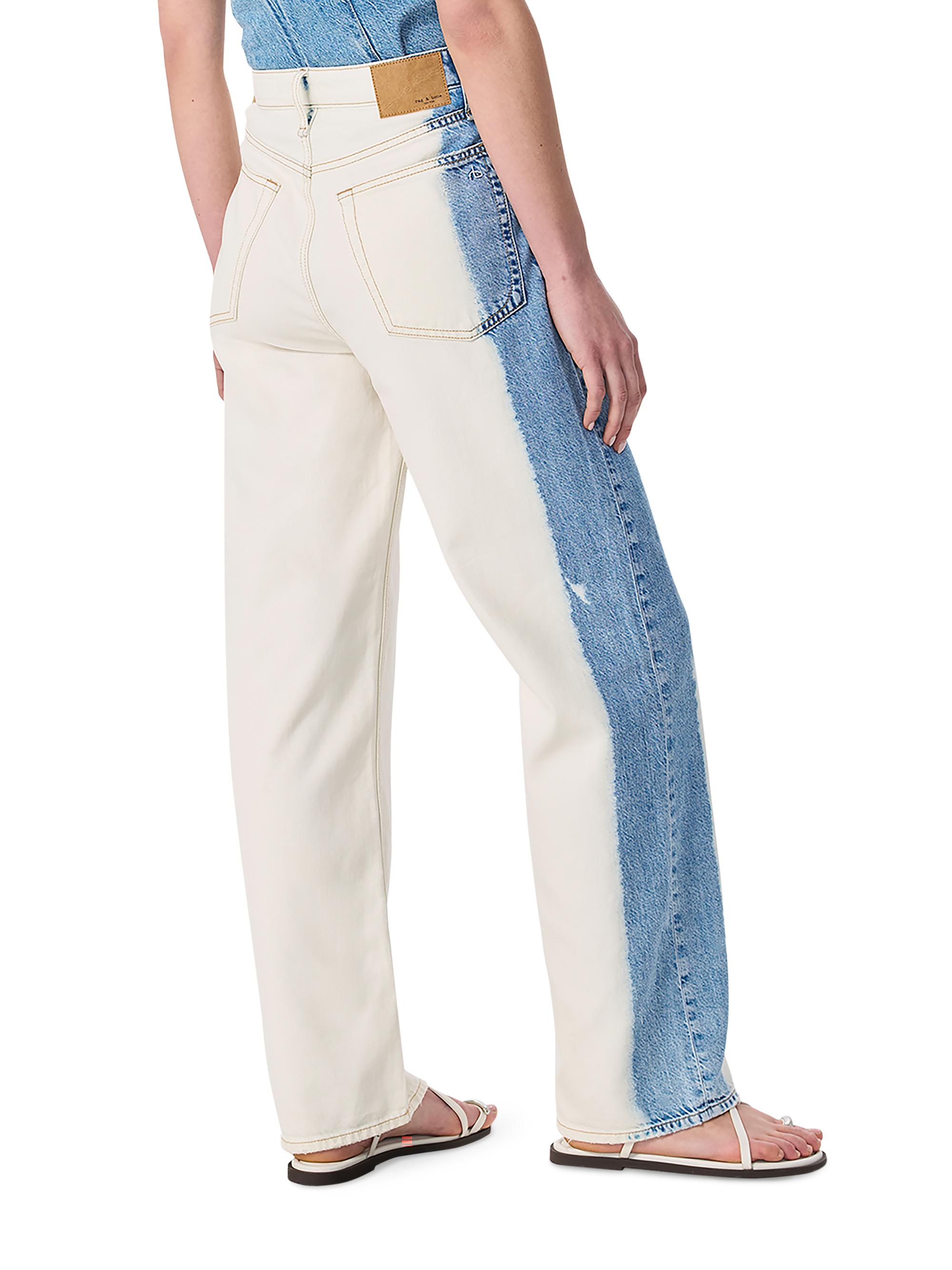 rag & bone Featherweight Logan Mid-Rise Wide-Leg Jeans | Saks Fifth Avenue