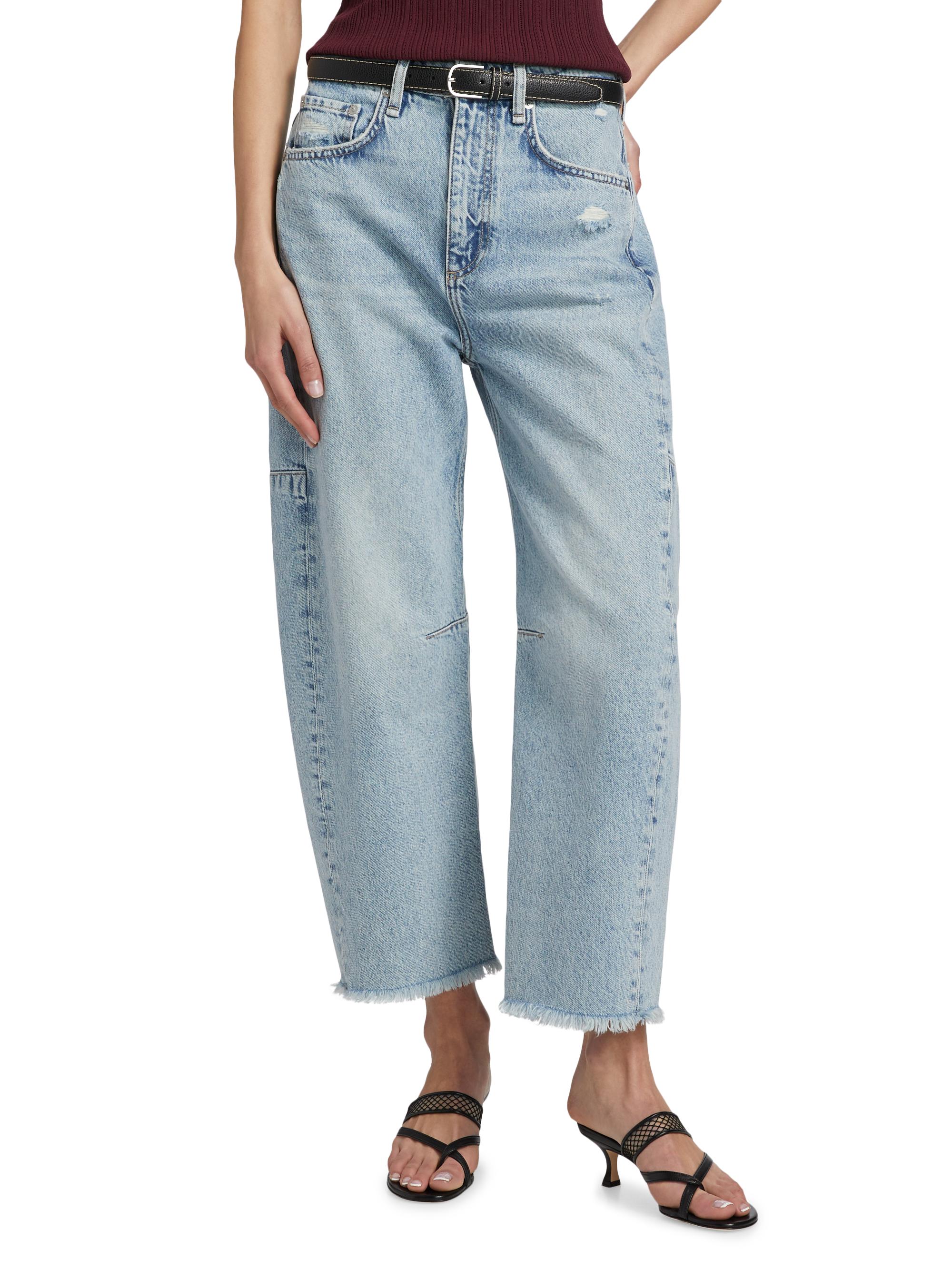 rag & bone Charlie High-Rise Barrel Jeans | Saks Fifth Avenue