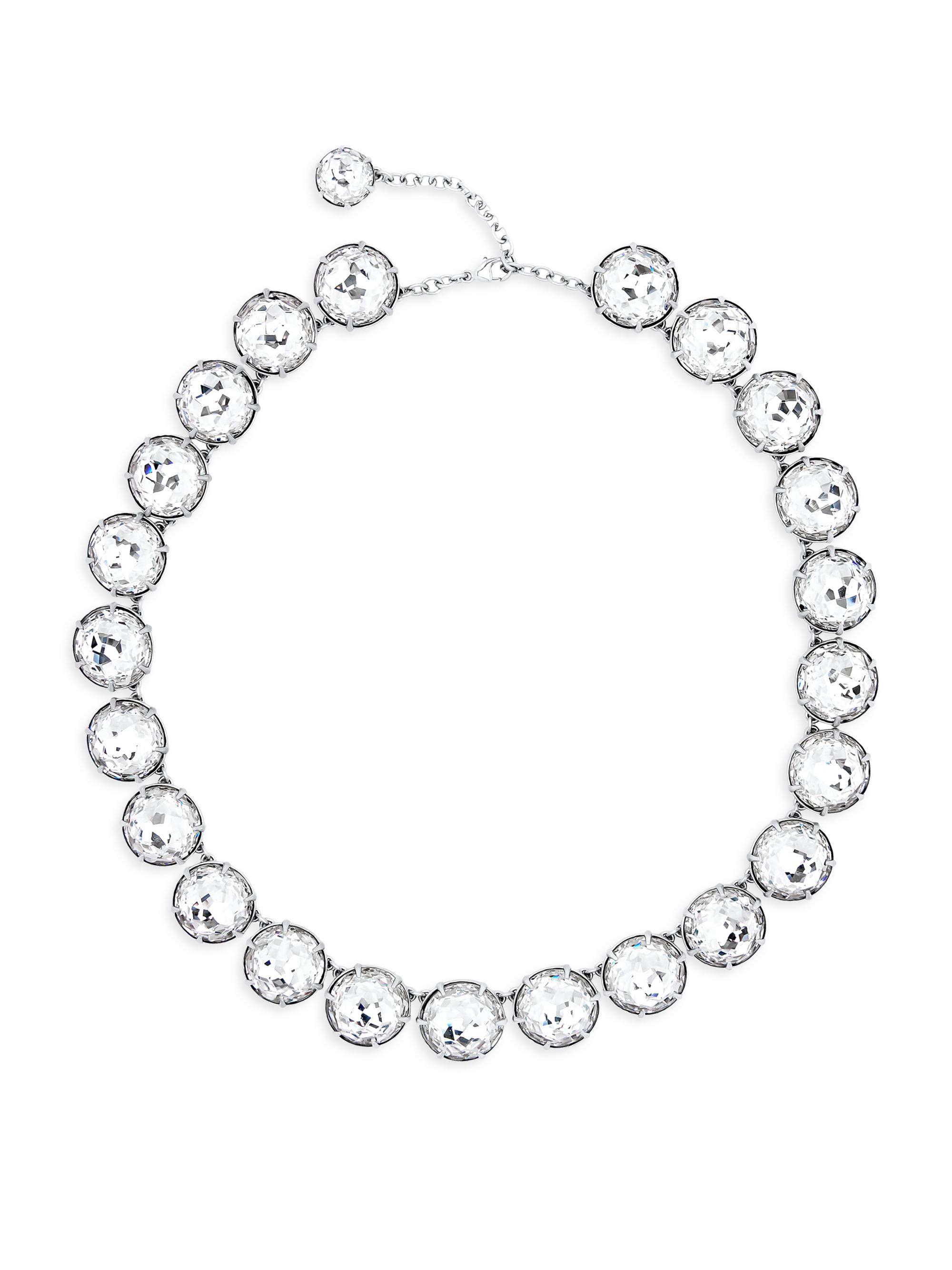 Oscar de la Renta Goldtone & Glass Crystal Necklace | Saks Fifth Avenue