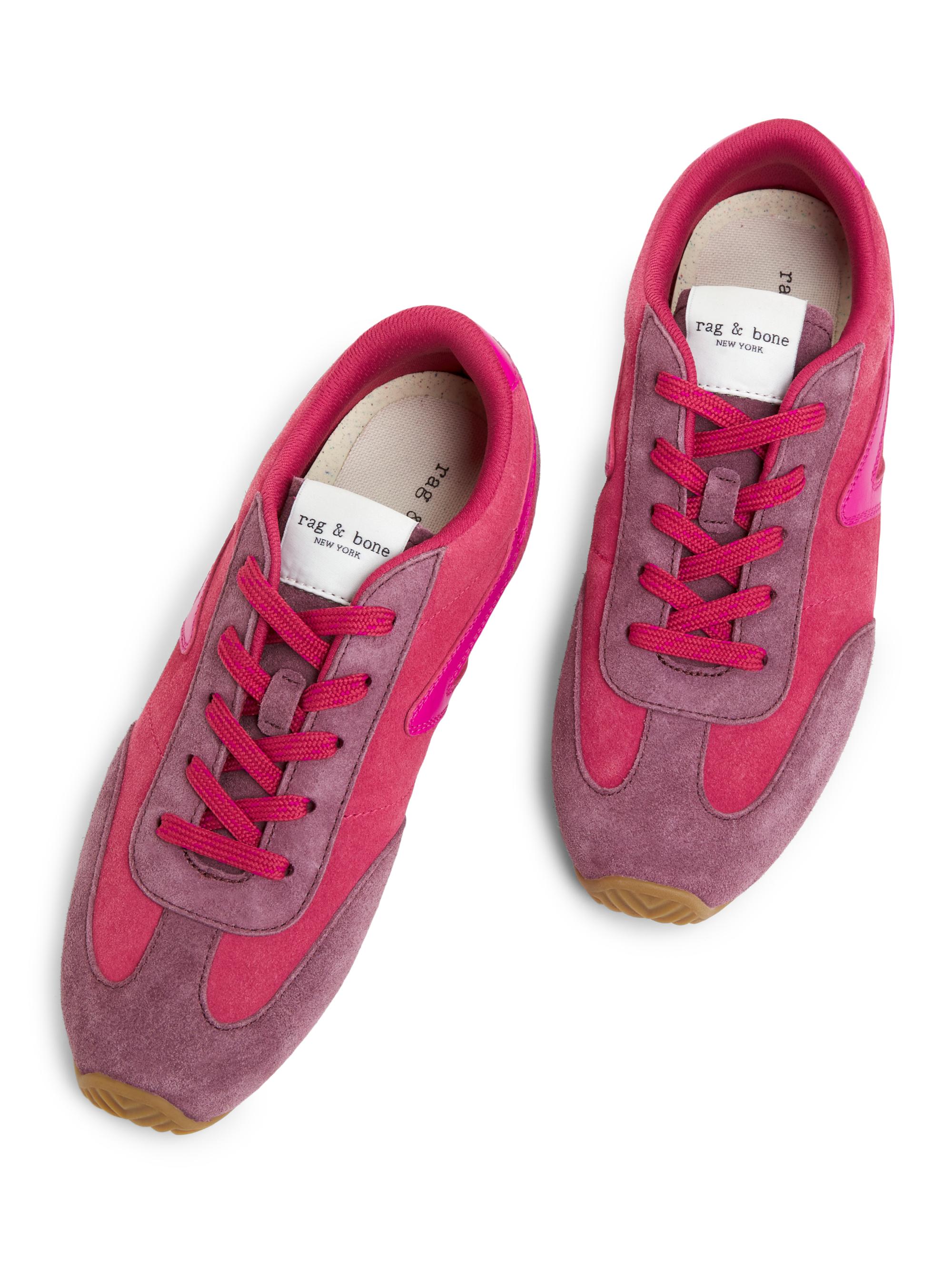 rag & bone Retro Runner Slim Ultra Suede Sneakers | Saks Fifth Avenue