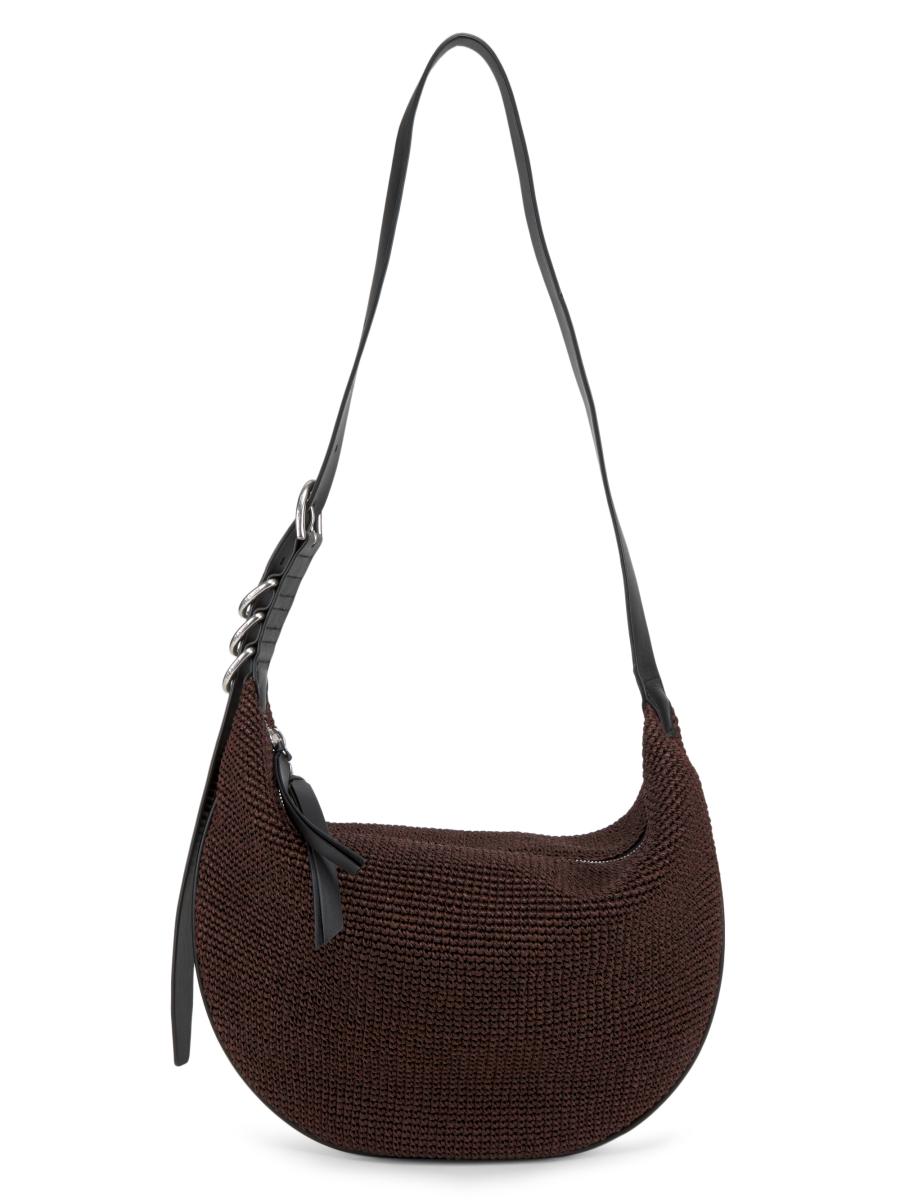 rag & bone Mercer Medium Raffia Hobo Bag | Saks Fifth Avenue