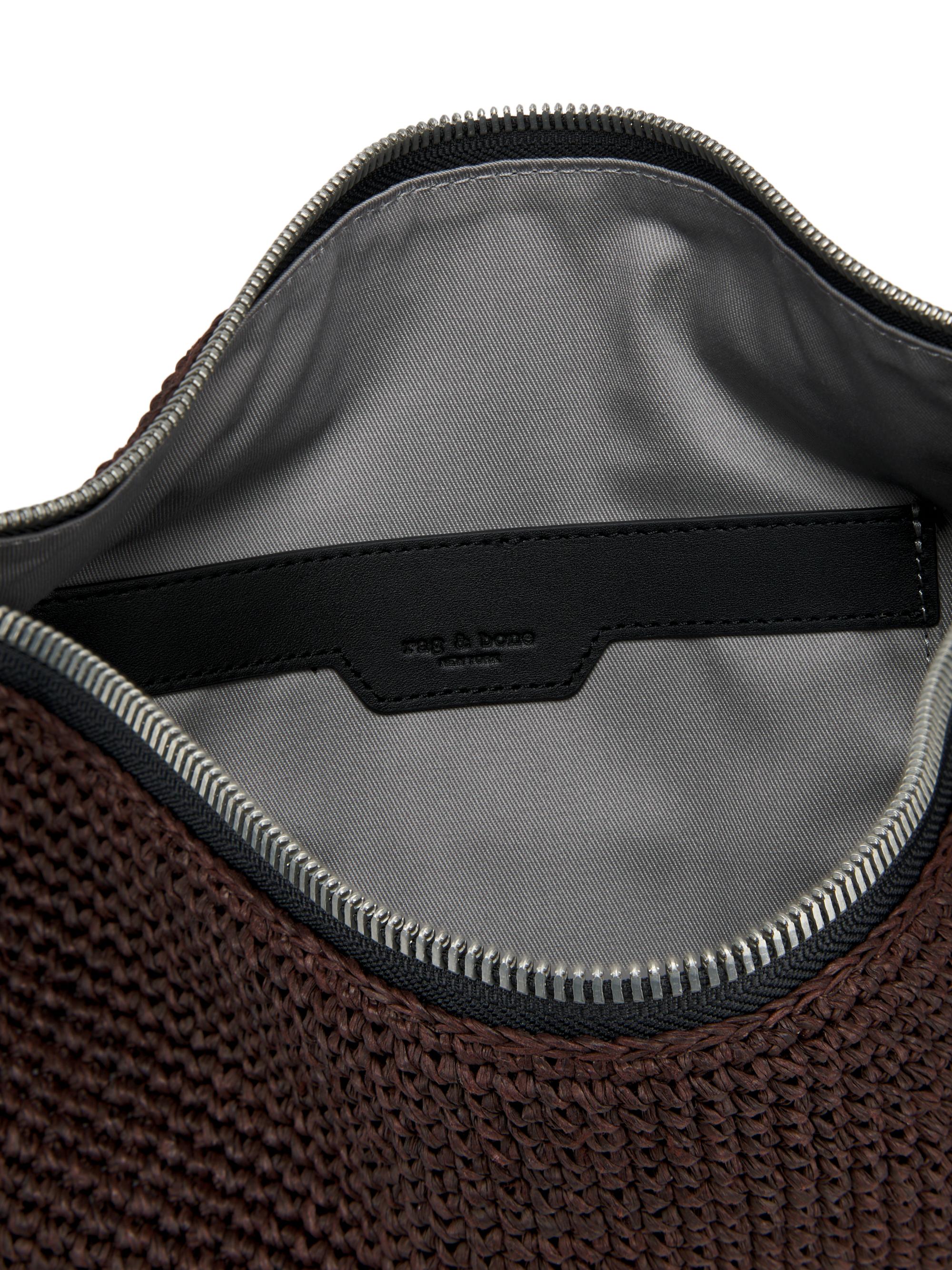 rag & bone Mercer Medium Raffia Hobo Bag | Saks Fifth Avenue