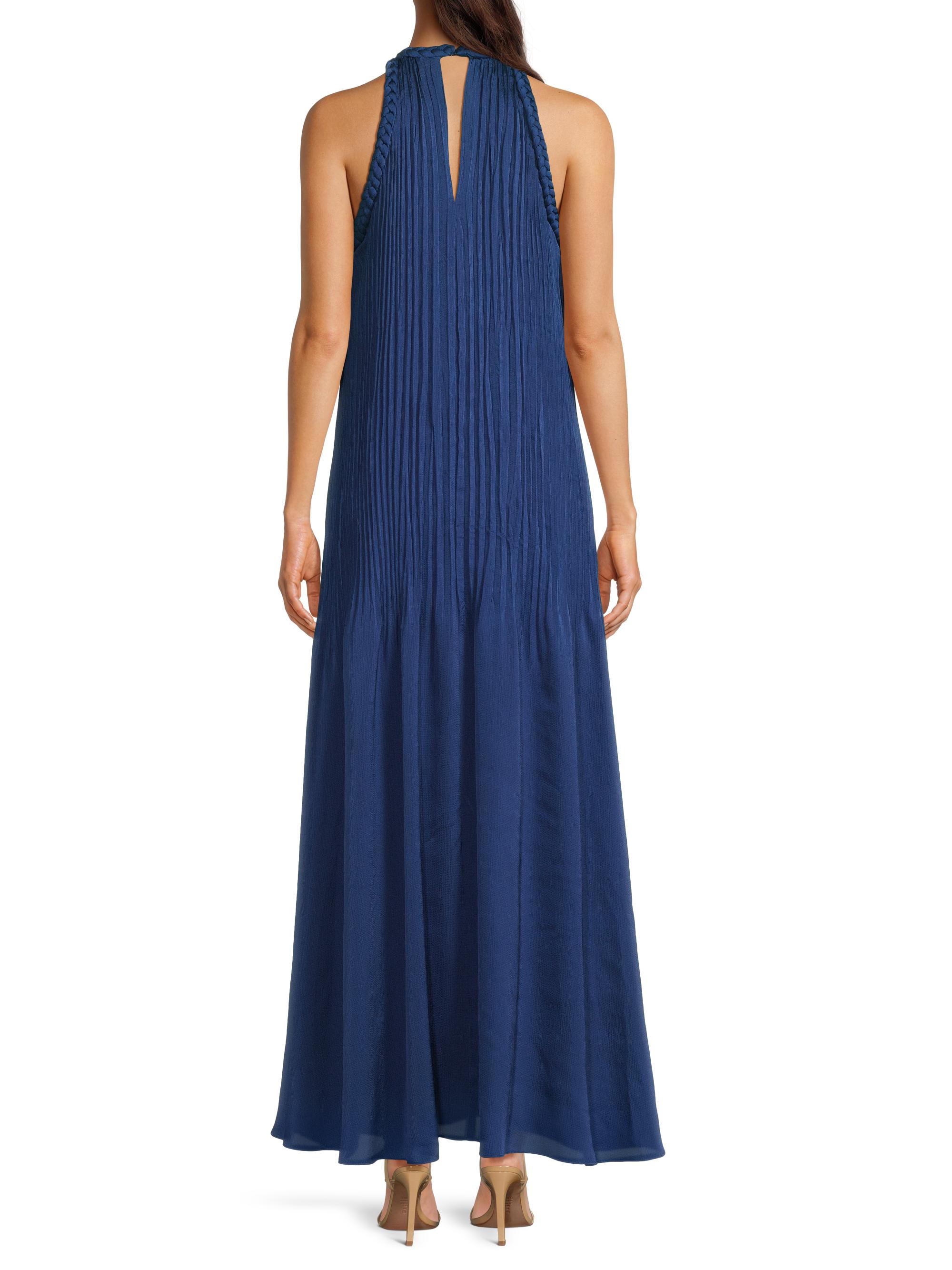 Ungaro Eva Pleated Satin Maxi Dress | Saks Fifth Avenue