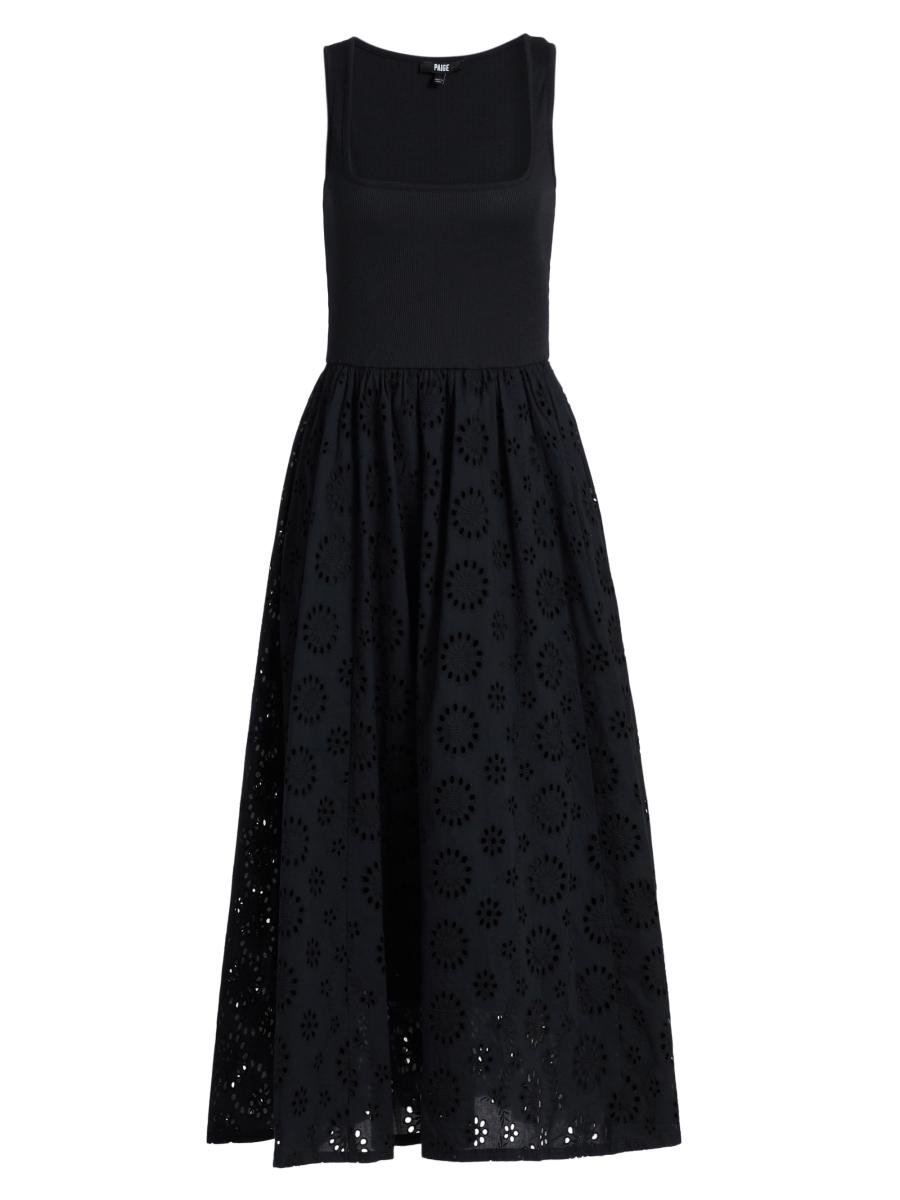 Paige Morel Eyelet Midi-Dress | Saks Fifth Avenue