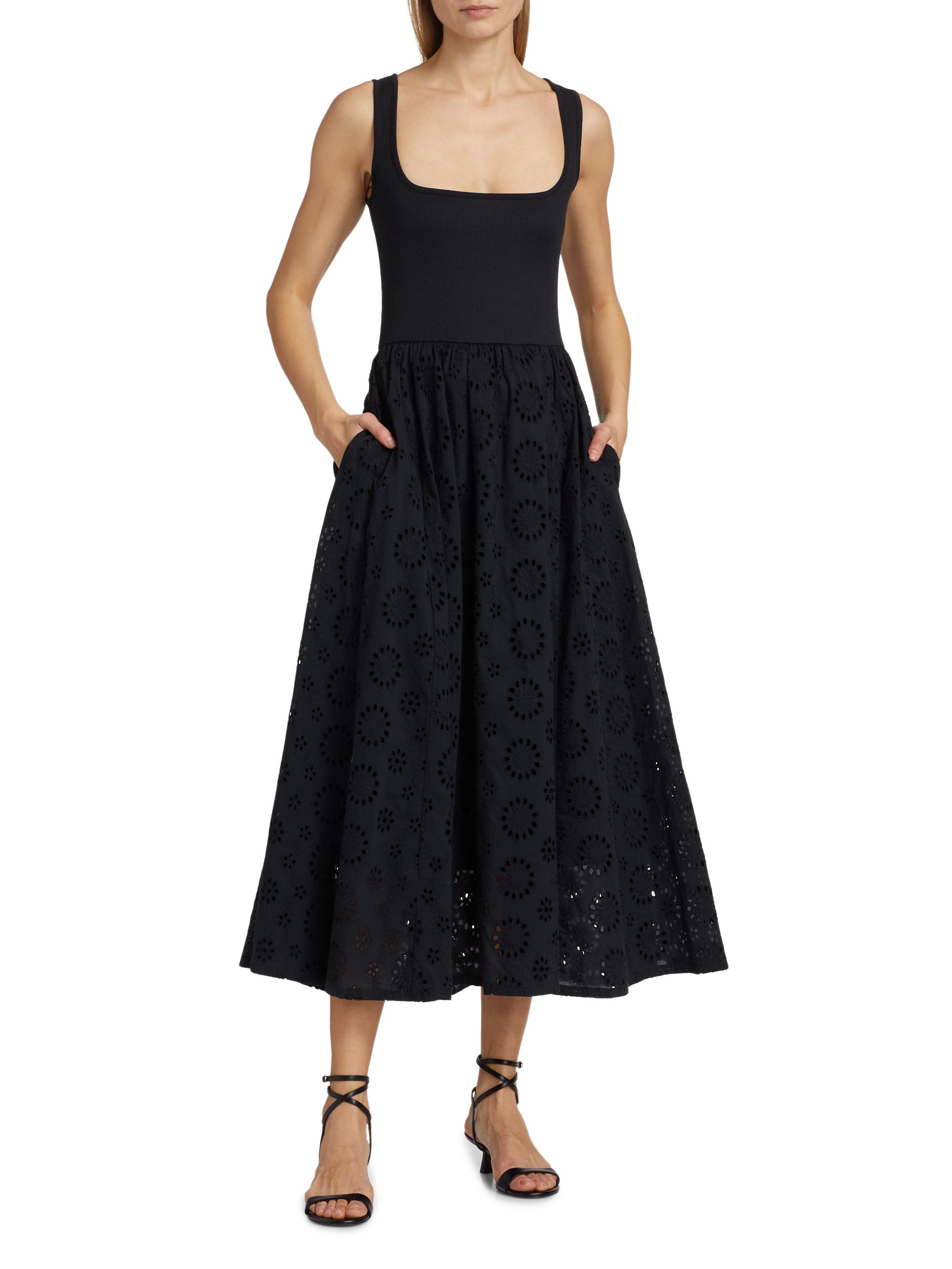 Paige Morel Eyelet Midi-Dress | Saks Fifth Avenue