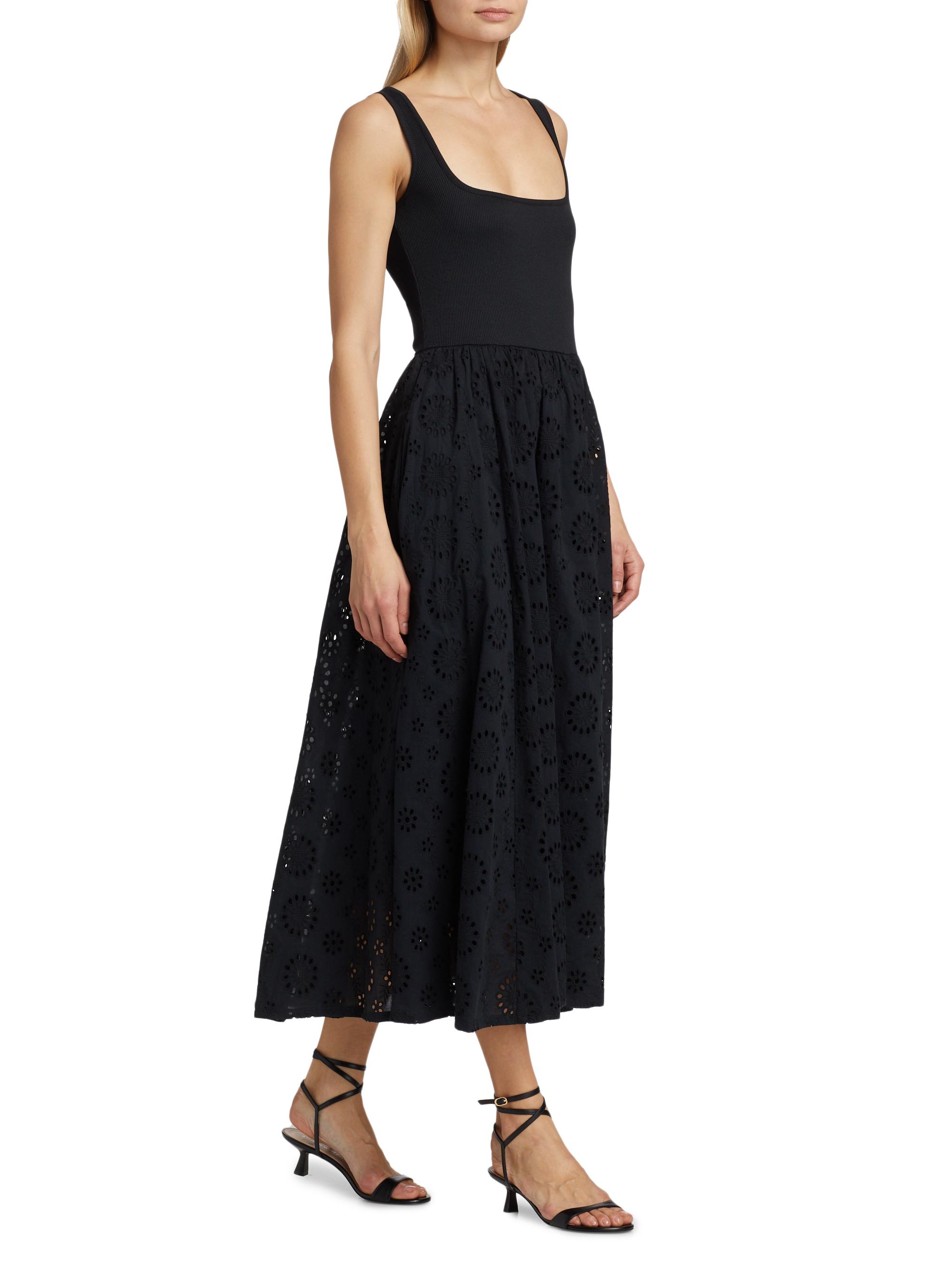 Paige Morel Eyelet Midi-Dress | Saks Fifth Avenue