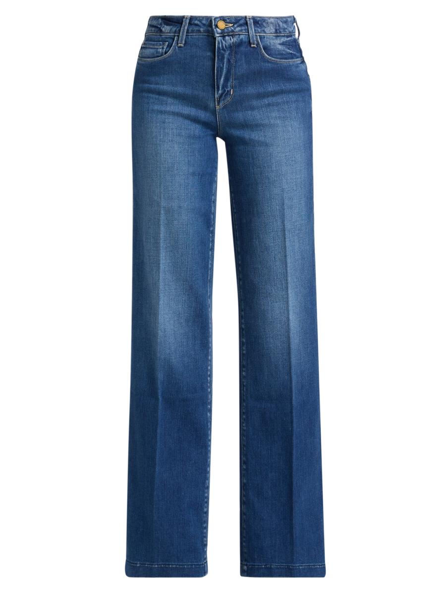 L'AGENCE Clayton High-Rise Wide Jeans | Saks Fifth Avenue