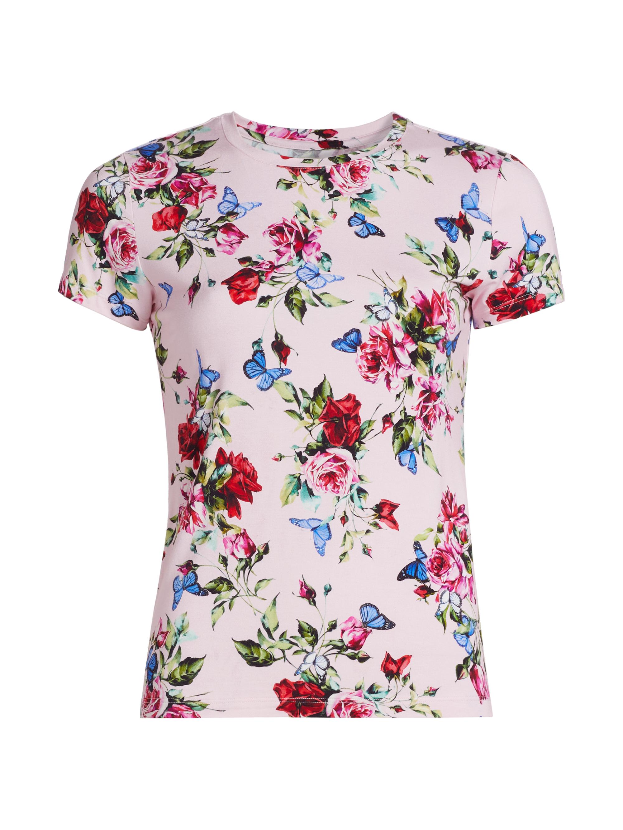 L'AGENCE Ressi Femme Rose T-Shirt | Saks Fifth Avenue