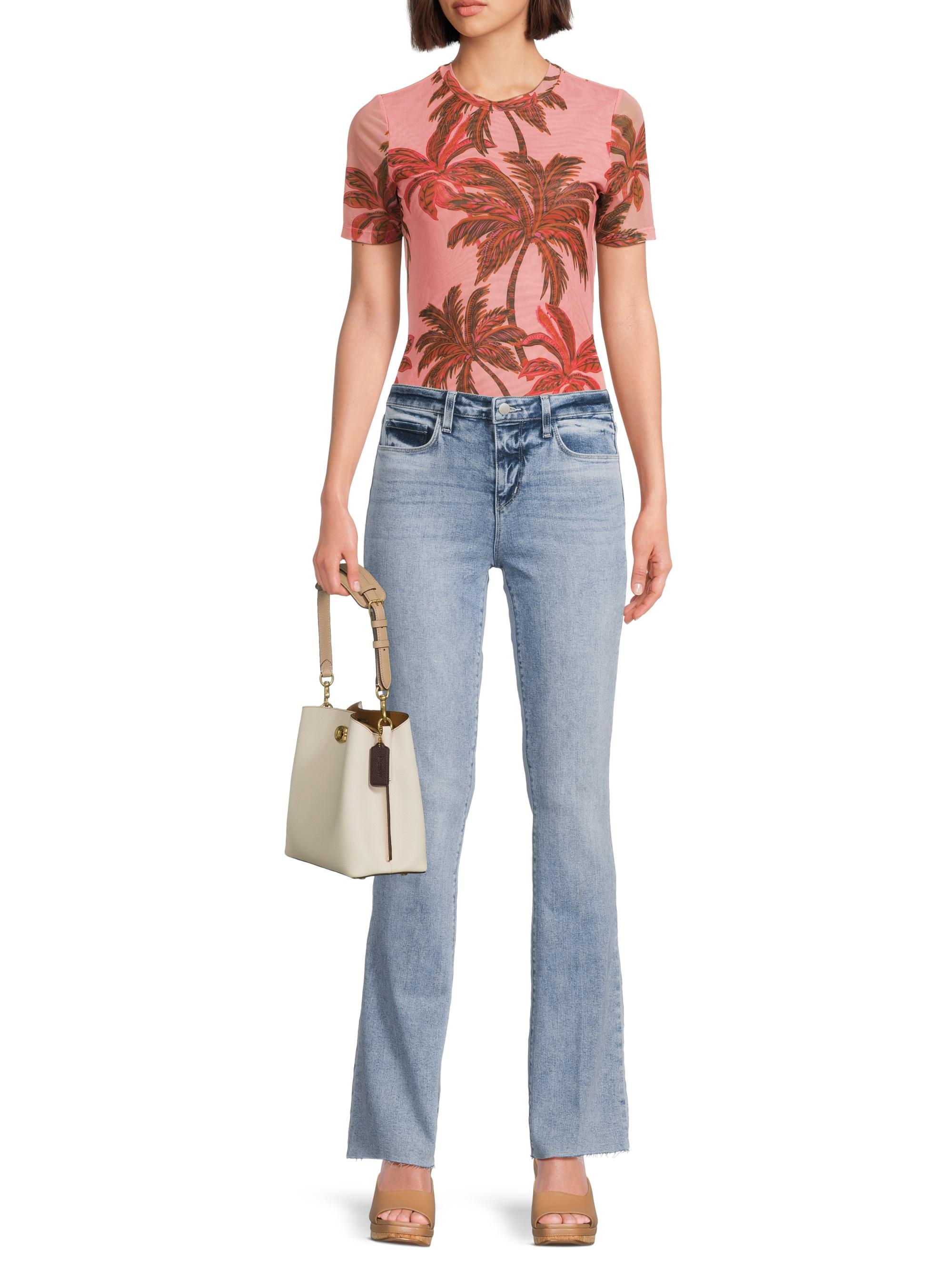 Johnny Was Callie Mesh Tropical Print T-Shirt | Saks Fifth Avenue
