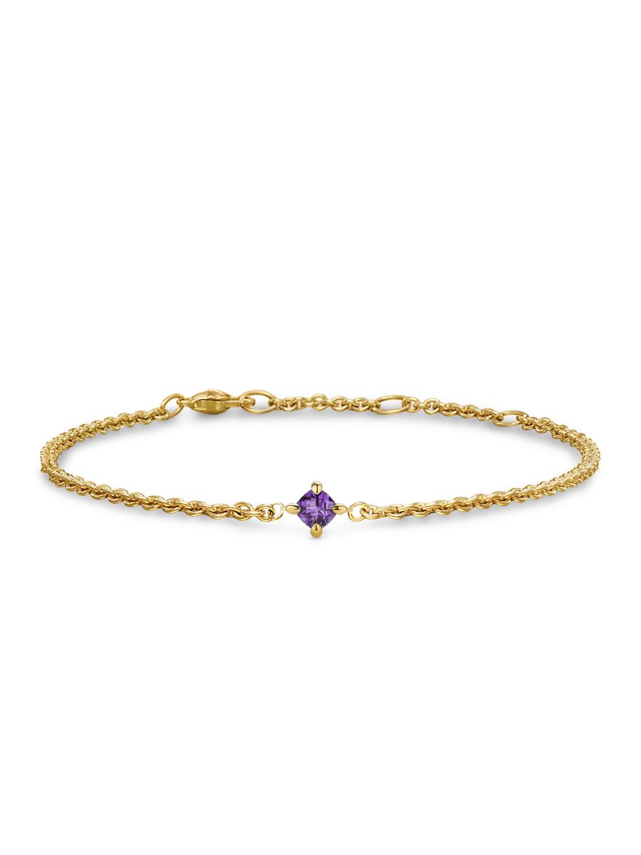 David Yurman Micro Chatelaine Chain Bracelet in 18K Yellow Gold | Saks ...
