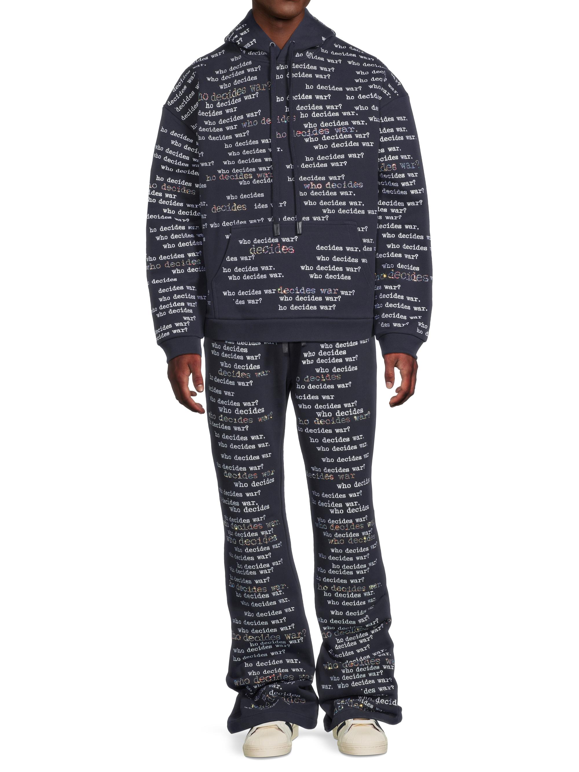 Who Decides War Scripture Cotton Sweatpants | Saks Fifth Avenue