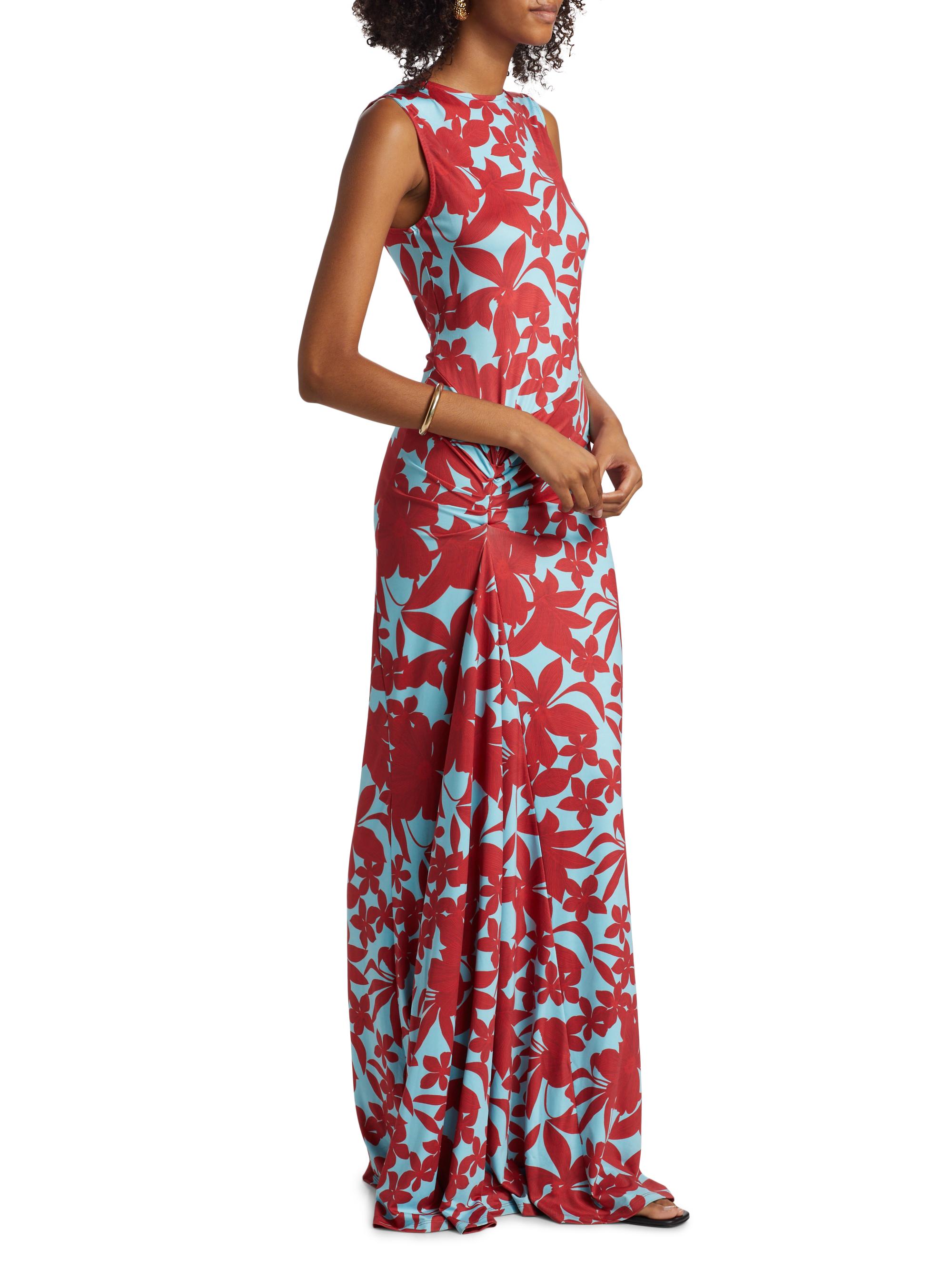 Eywasouls Malibu Annie Floral Stretch Jersey Maxi Dress | Saks Fifth Avenue