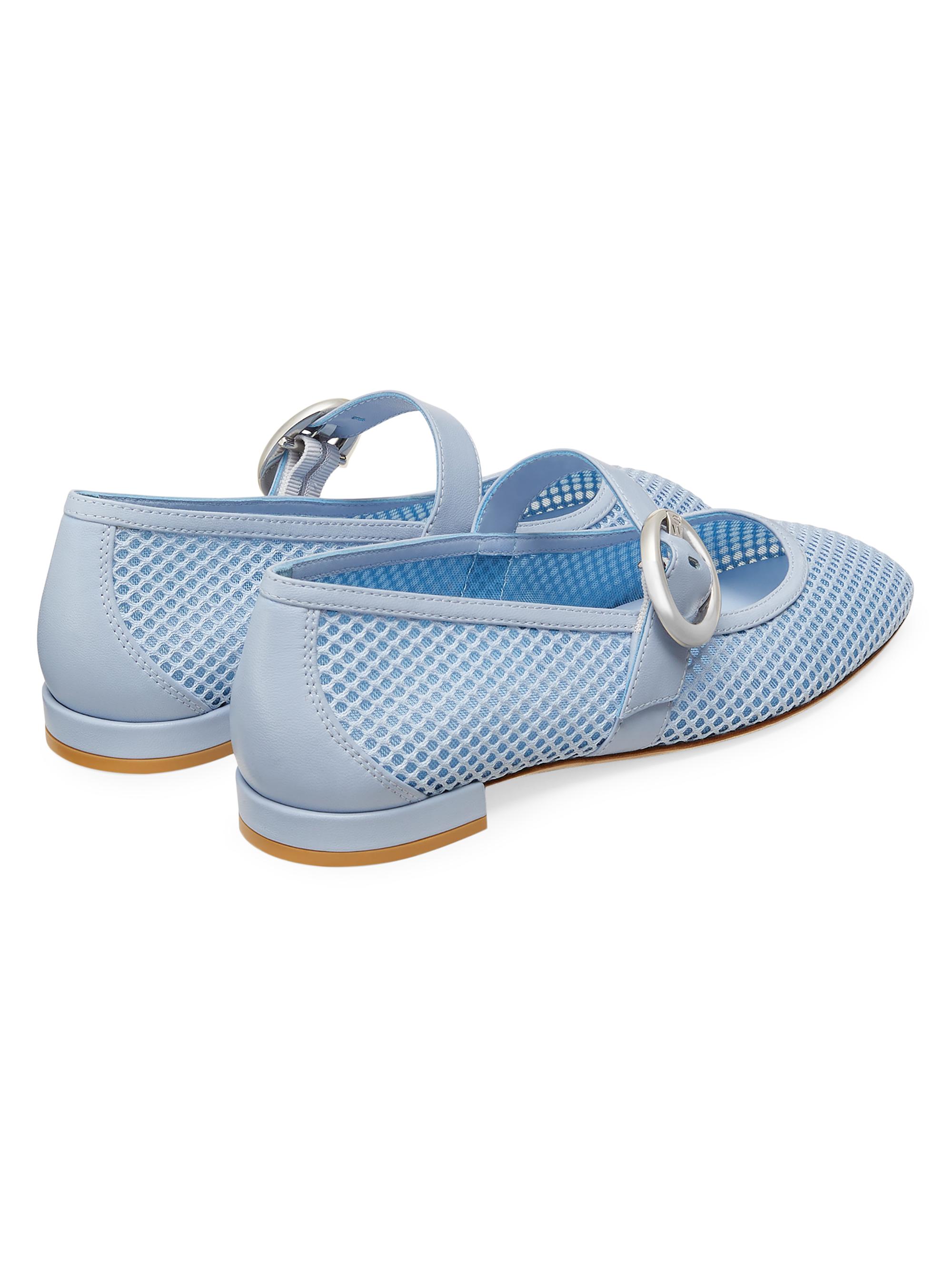 Stuart Weitzman Arabella Mesh & Leather Mary Janes | Saks Fifth Avenue