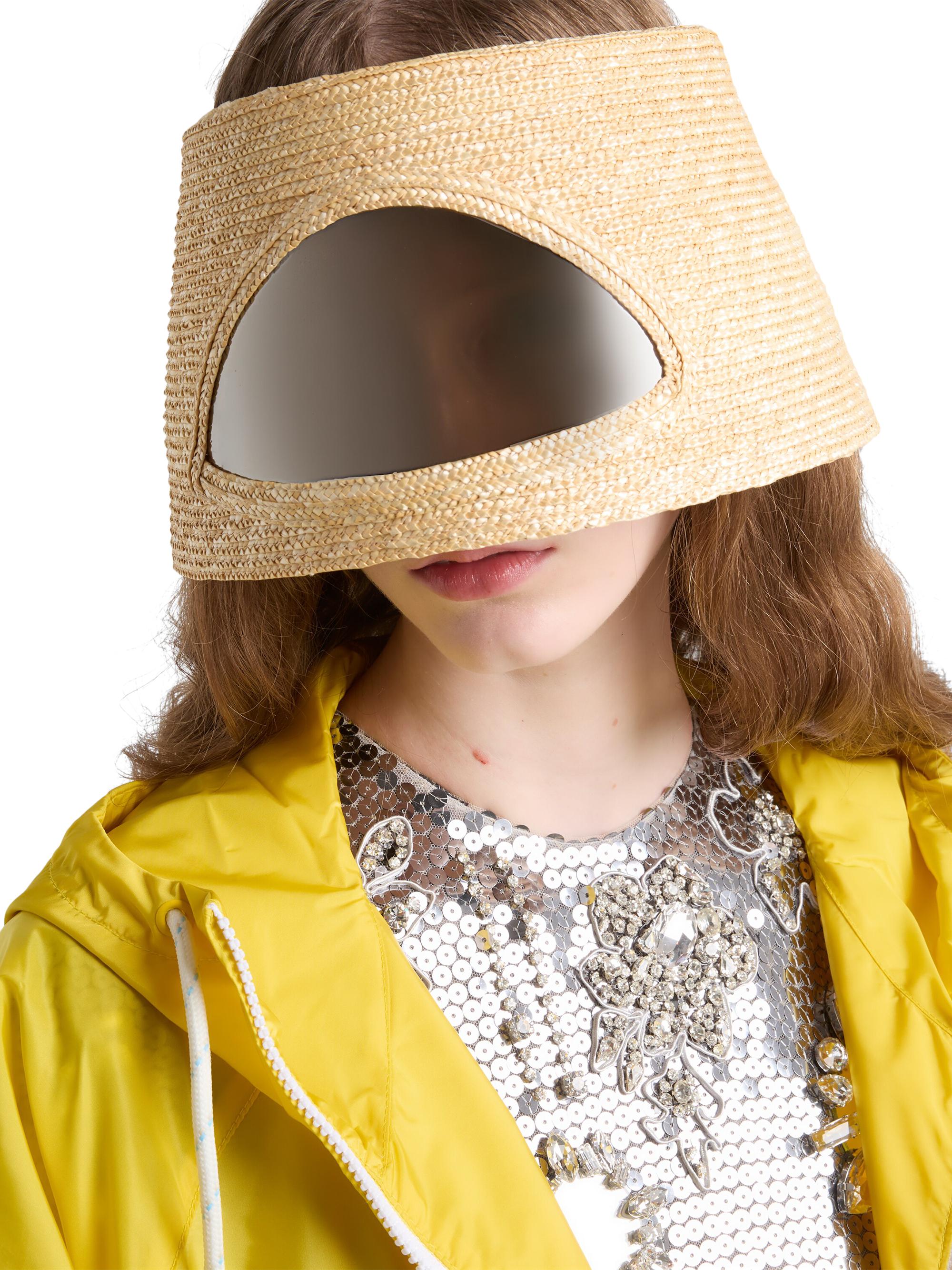 Prada Straw Visor Cap | Saks Fifth Avenue