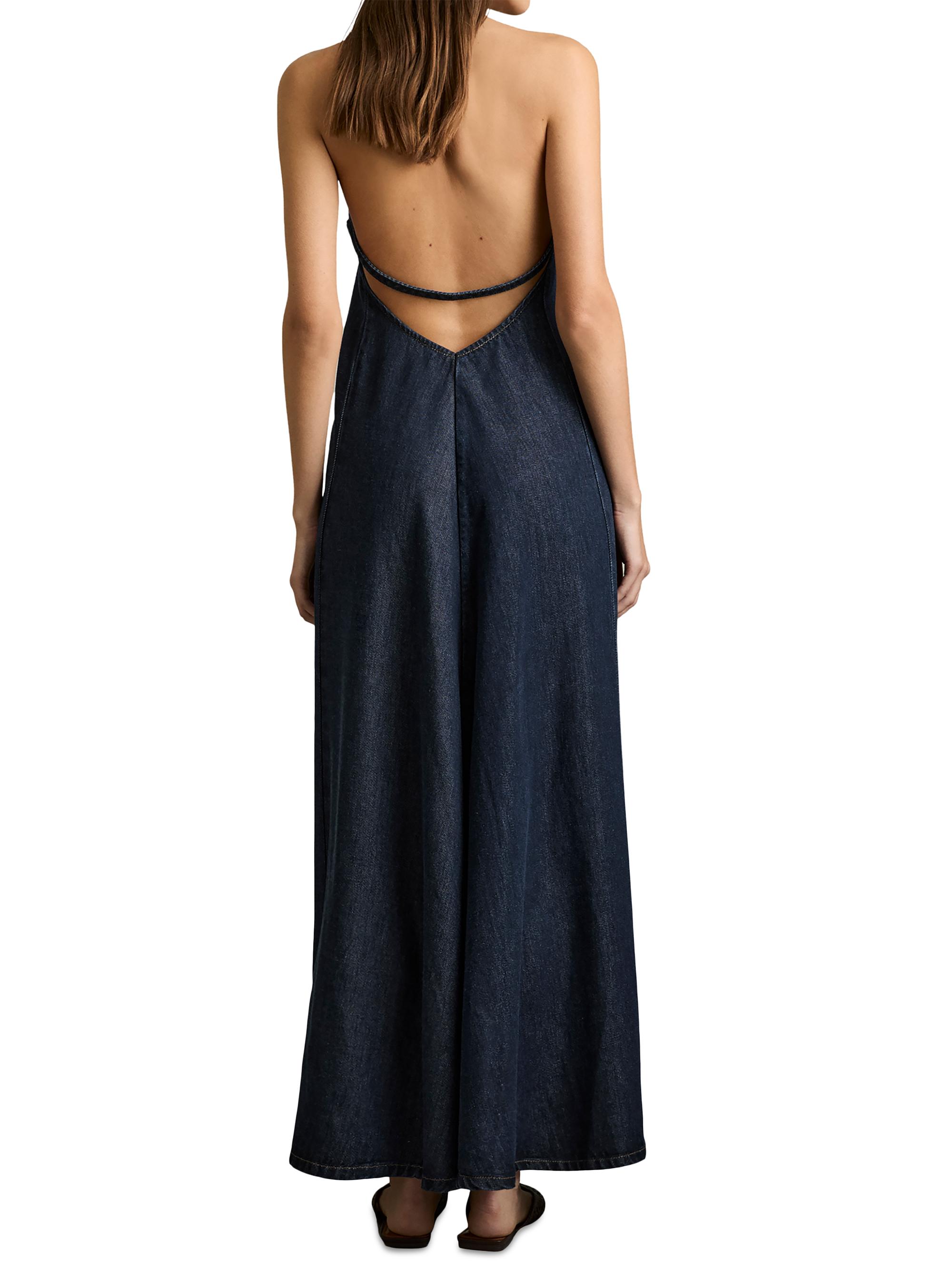 Reiss Rachel Denim Maxi Dress | Saks Fifth Avenue
