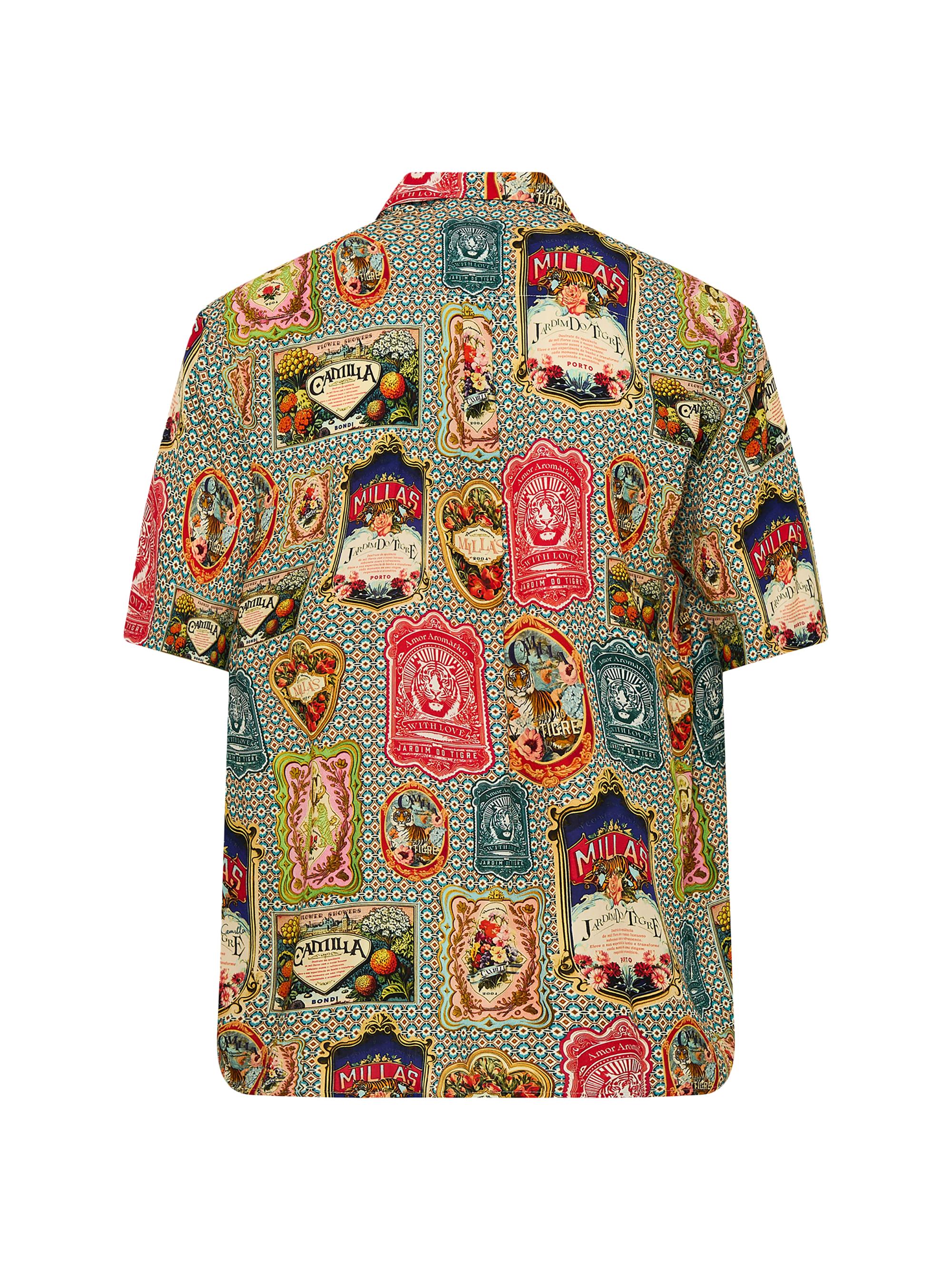 Camilla Soap Opera Printed Oversized Shirt | Saks Fifth Avenue