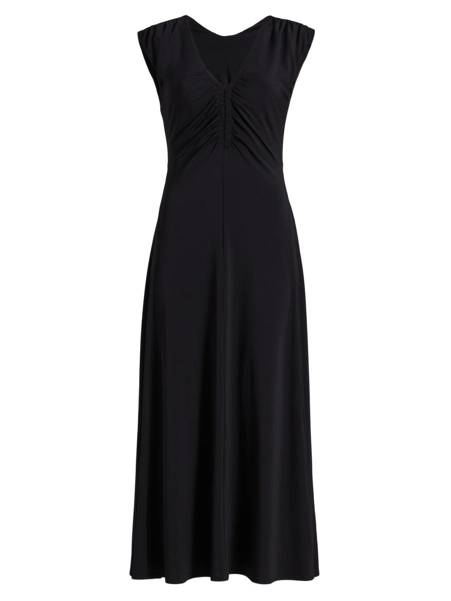 Derek Lam 10 Crosby Isabel Ruched Sleeveless Midi-Dress | Saks Fifth Avenue