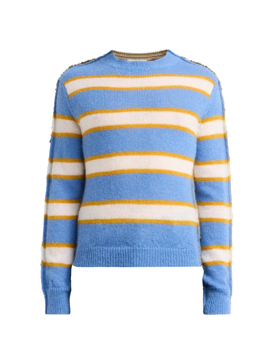 Marni Split Stripe Crewneck Sweater | Saks Fifth Avenue