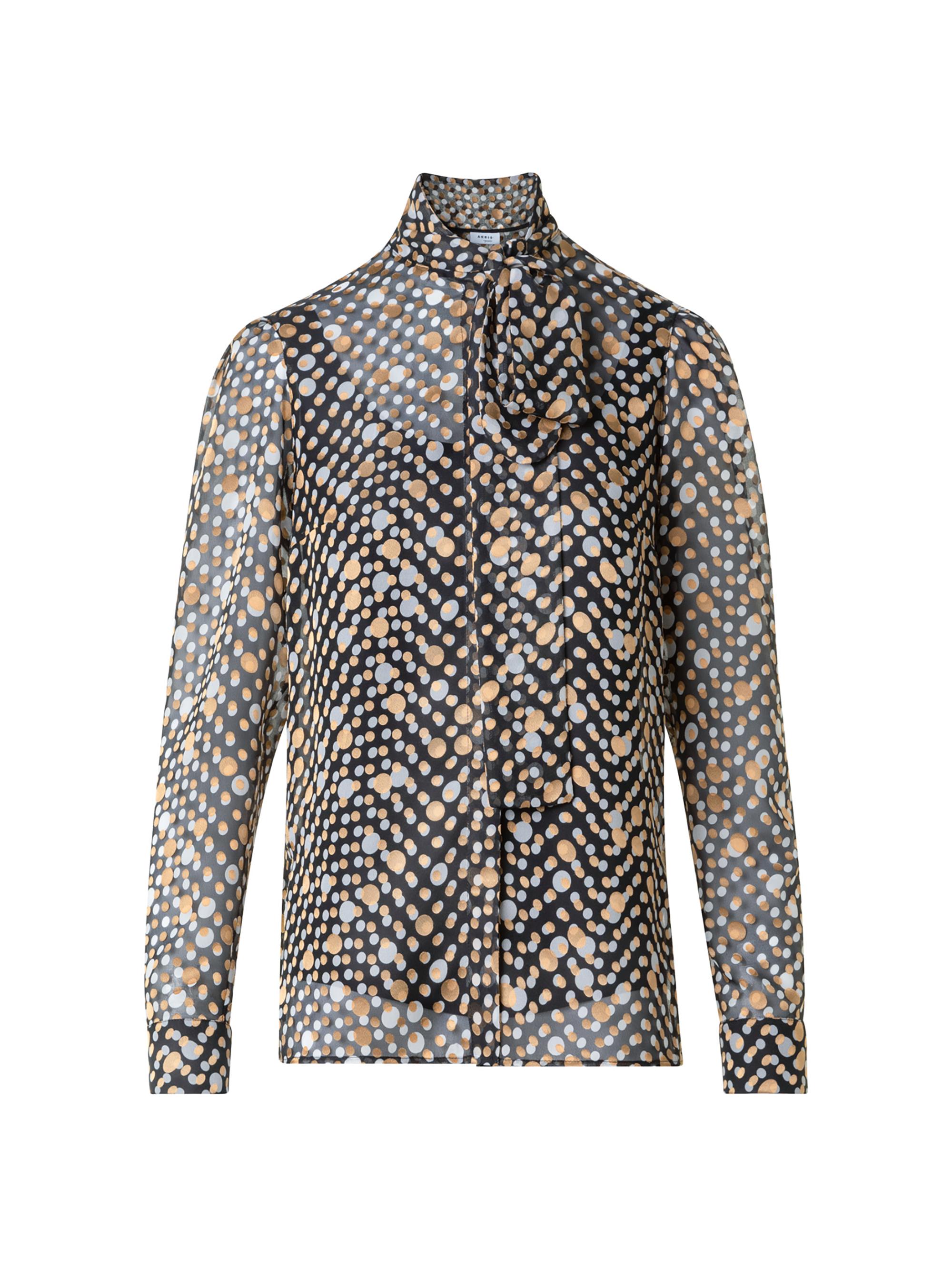 Akris punto Polka Dot Devoré Blouse | Saks Fifth Avenue