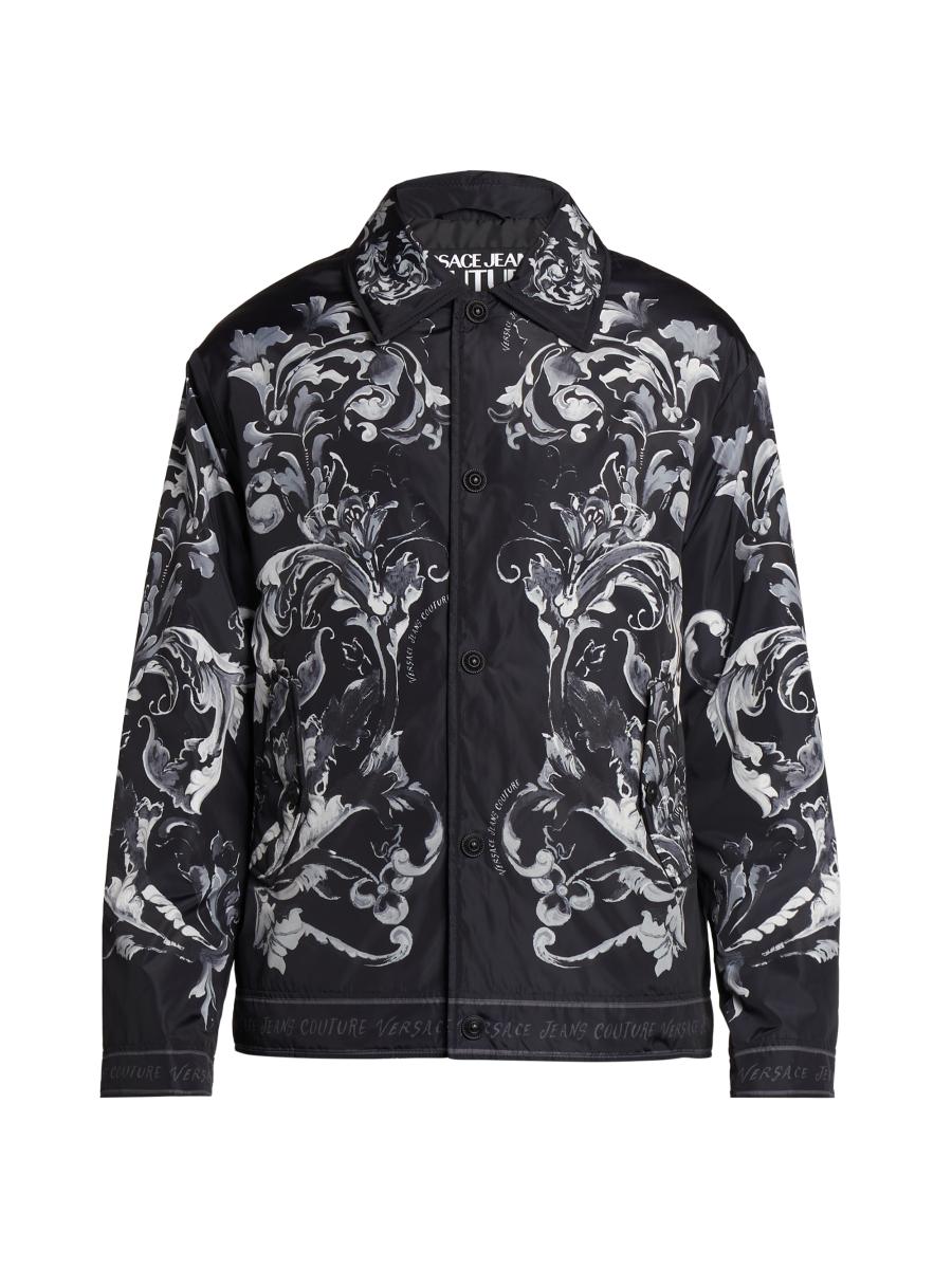 Versace Jeans Couture Monochromatic Barocco Jacket | Saks Fifth Avenue