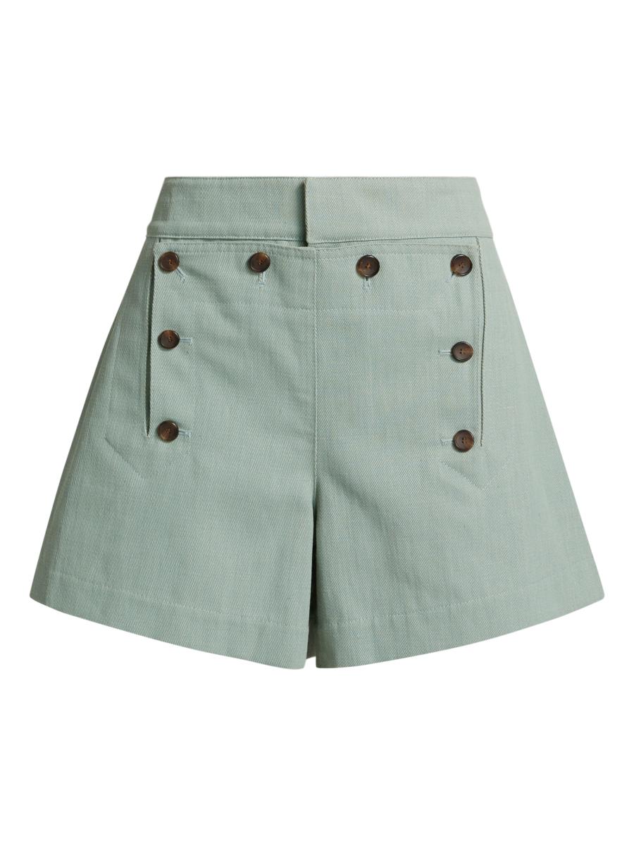 A.L.C. Lucas Button-Tab Shorts | Saks Fifth Avenue