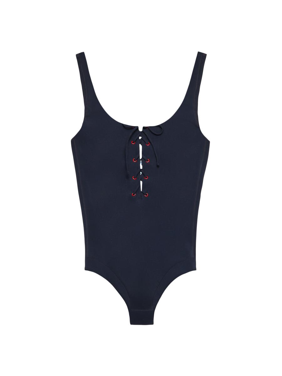Prada One-Piece Stretch Jersey Swimsuit | Saks Fifth Avenue