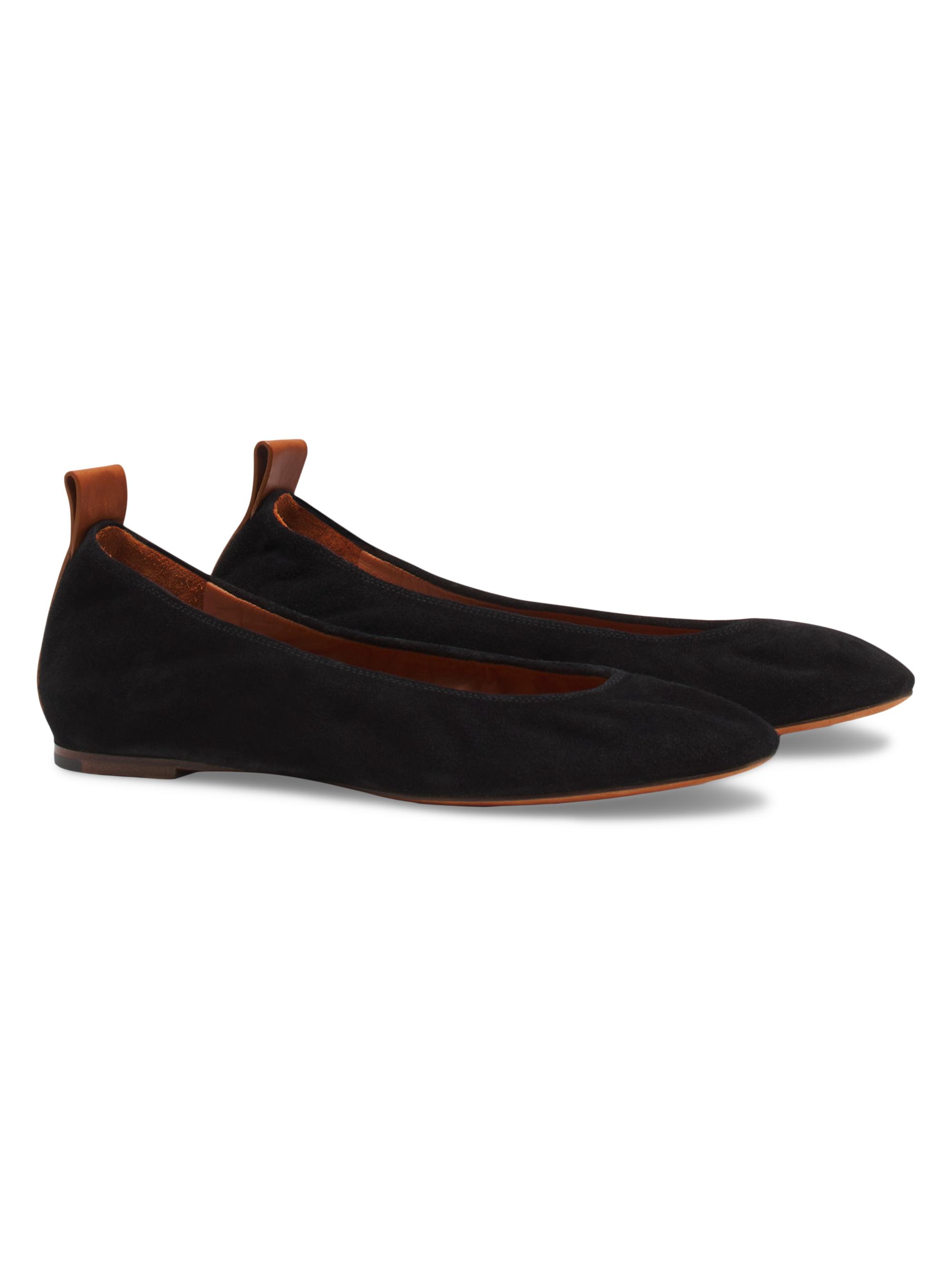 Lanvin Ballerina Suede Flats | Saks Fifth Avenue