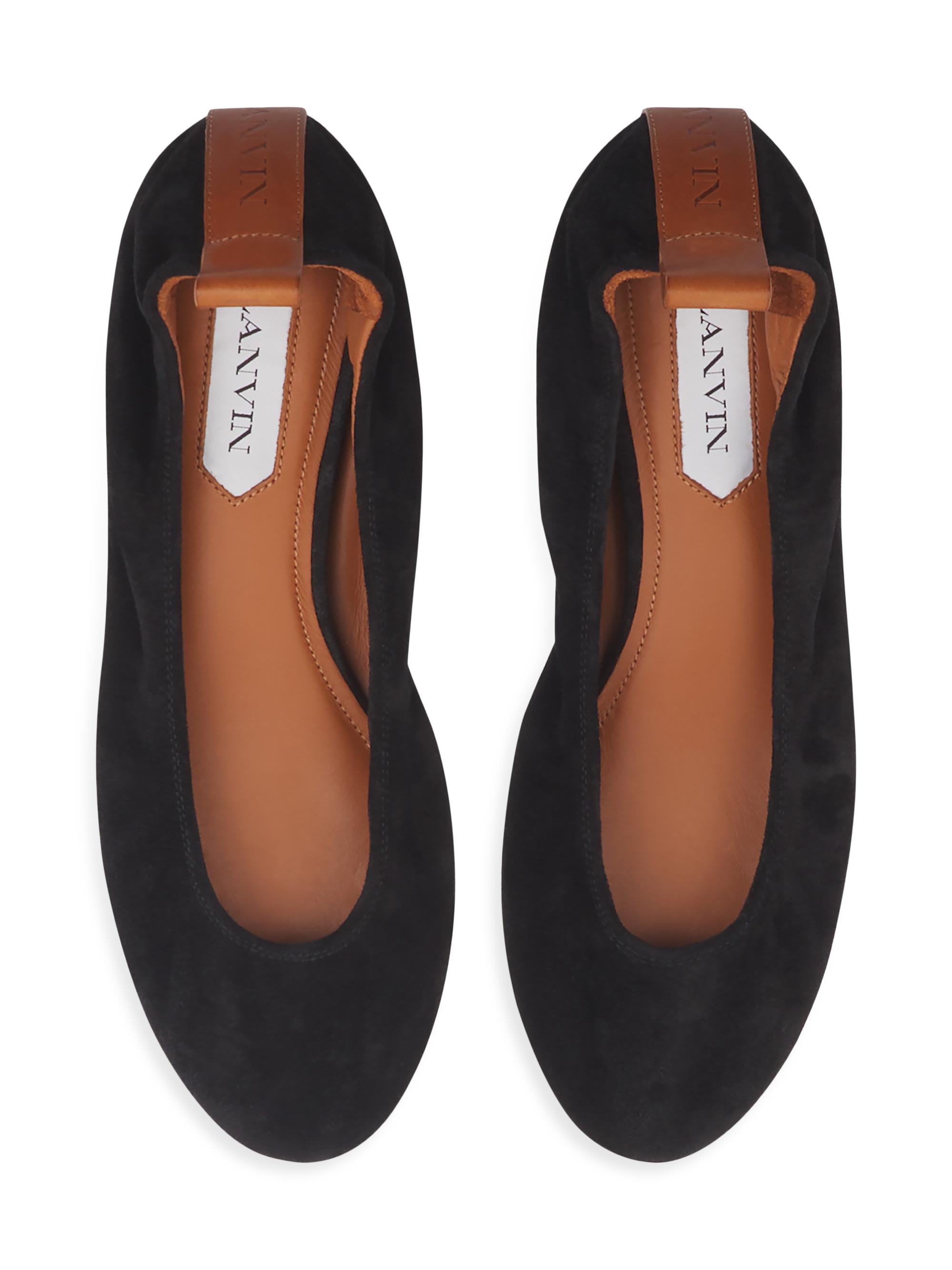 Lanvin Ballerina Suede Flats | Saks Fifth Avenue