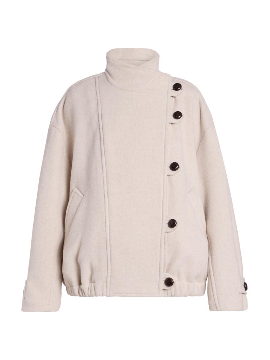 Isabel Marant Hanis Wool-Blend Jacket | Saks Fifth Avenue