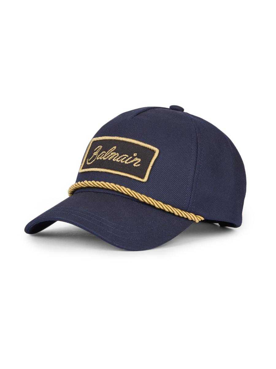 Balmain Embroidered Logo Patch Baseball Cap | Saks Fifth Avenue