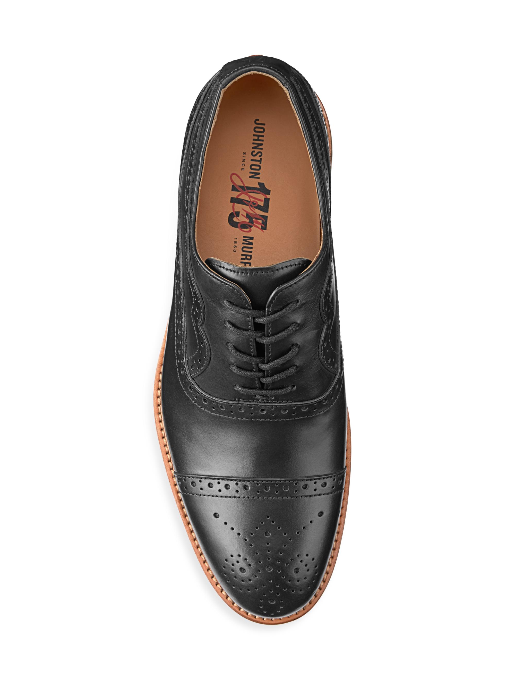 Johnston & Murphy Conard 2.0 175th Cap-Toe Leather Derbys | Saks Fifth ...