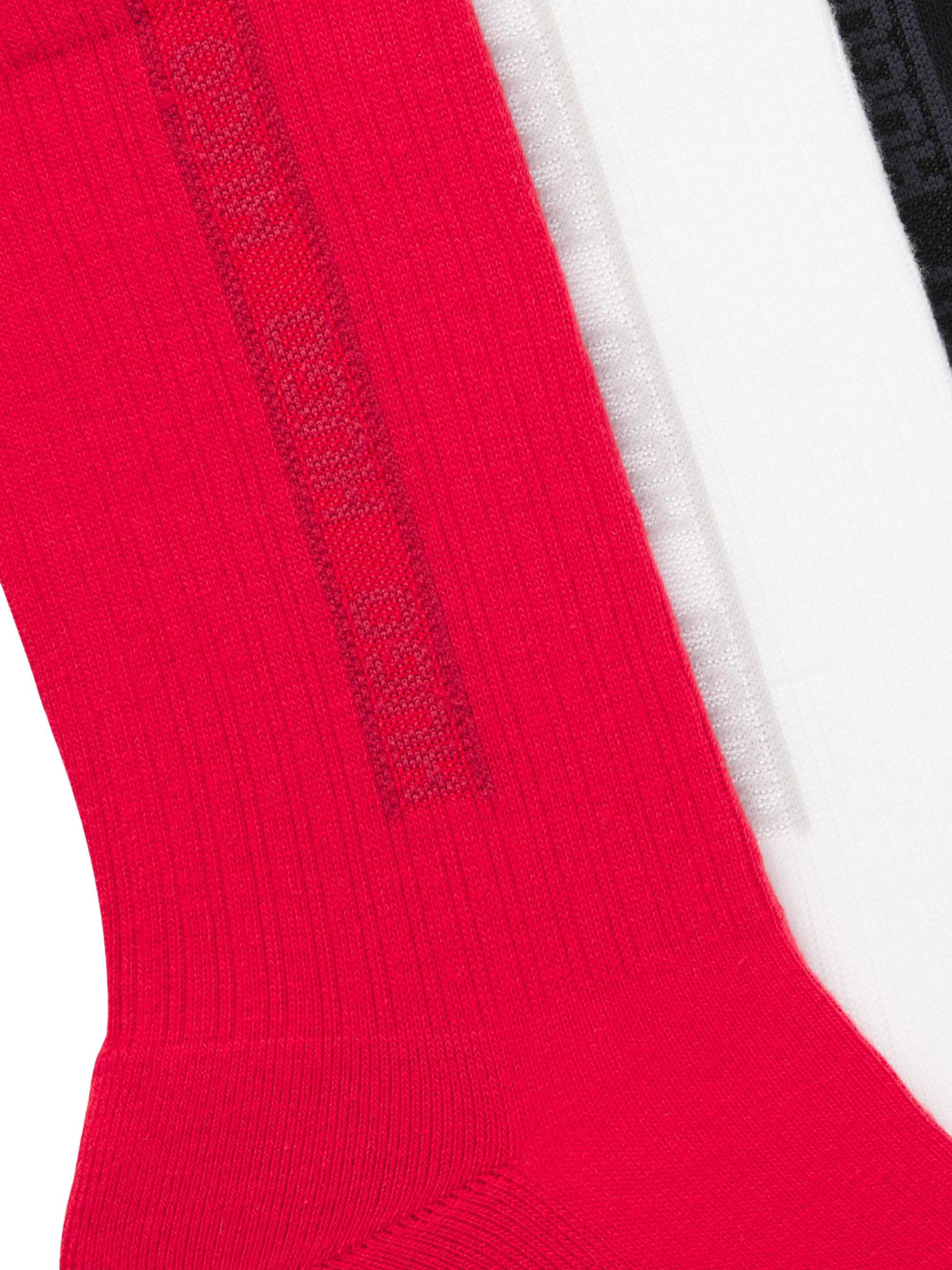 Shop HUGO Three Pack of Ribbed Short Socks with Tonal Logos | Saks ...