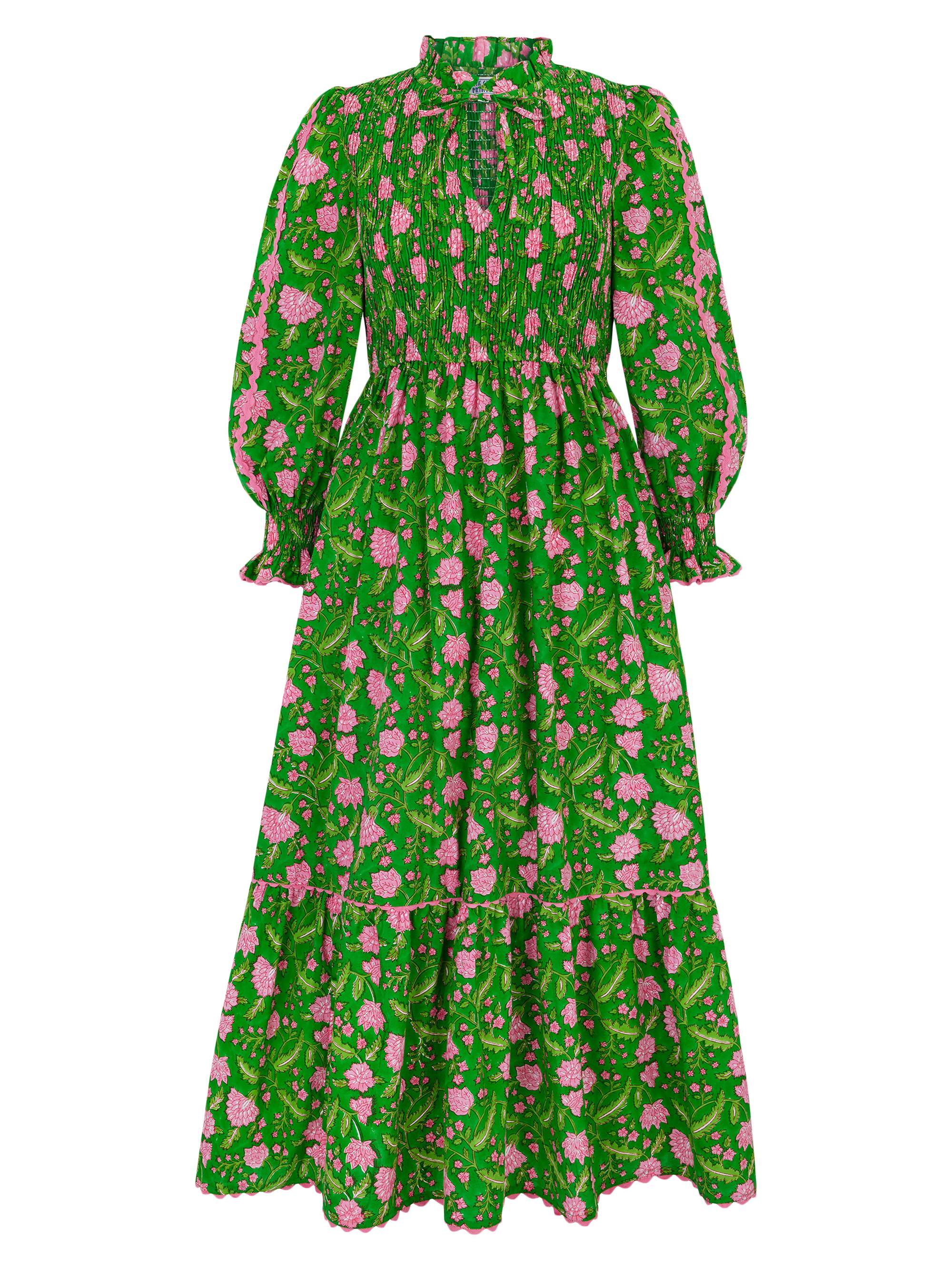 Pink City Prints Amazonian Jungle Izzy Dress | Saks Fifth Avenue
