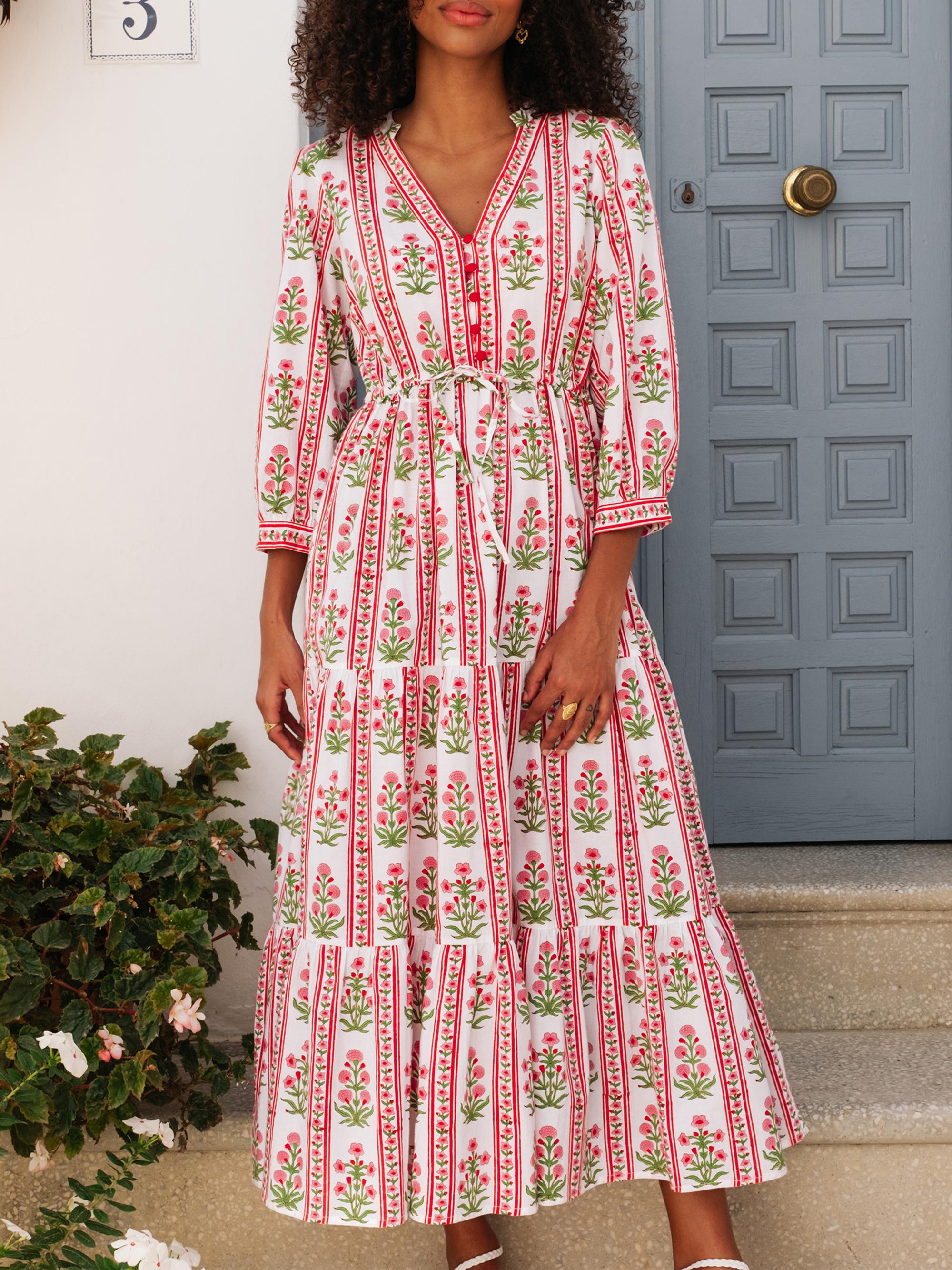 Pink City Prints Ruby Buta Maria Dress | Saks Fifth Avenue