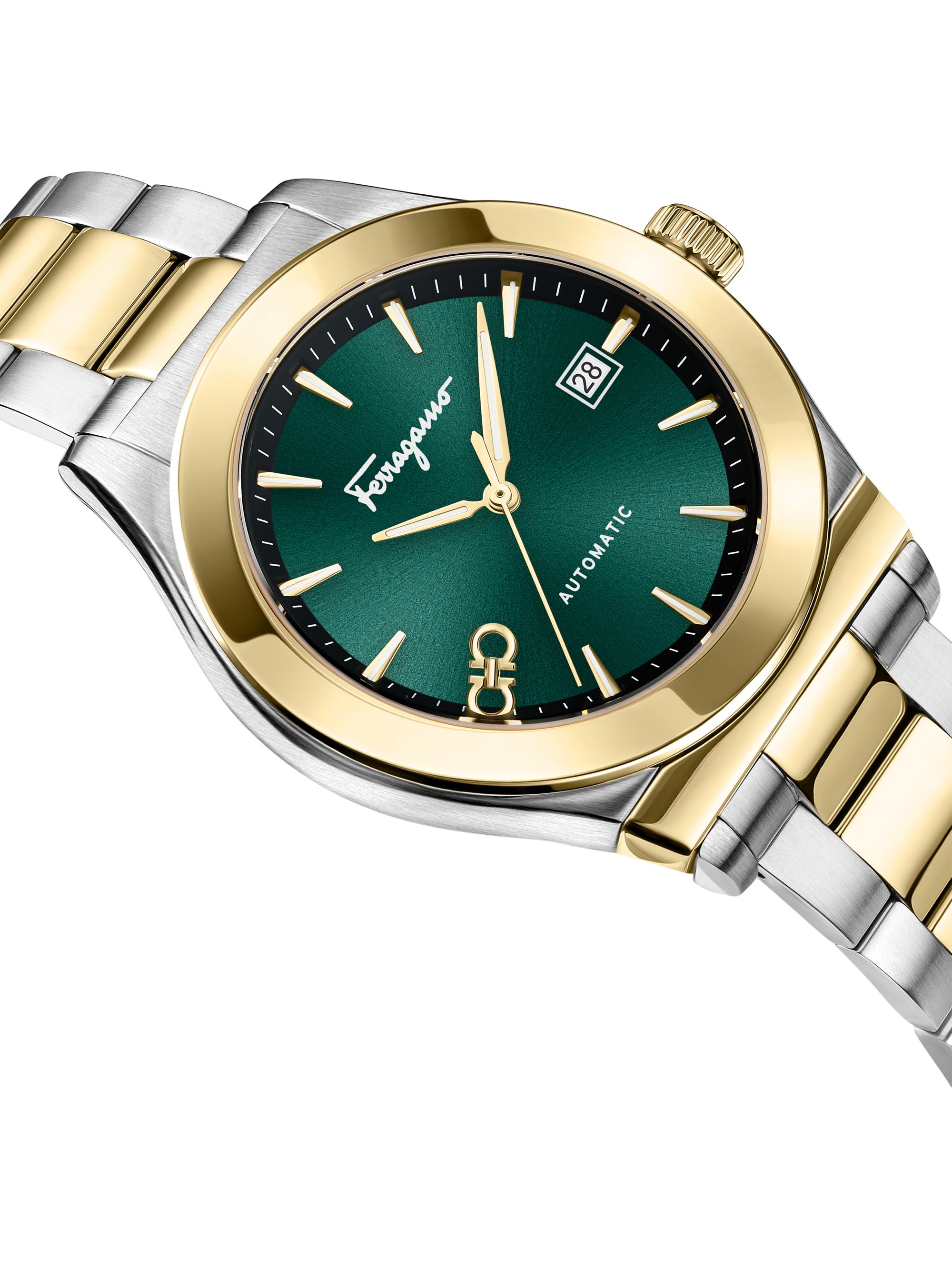 FERRAGAMO 1927 Automatic Two-Tone Stainless Steel Bracelet Watch/42MM ...