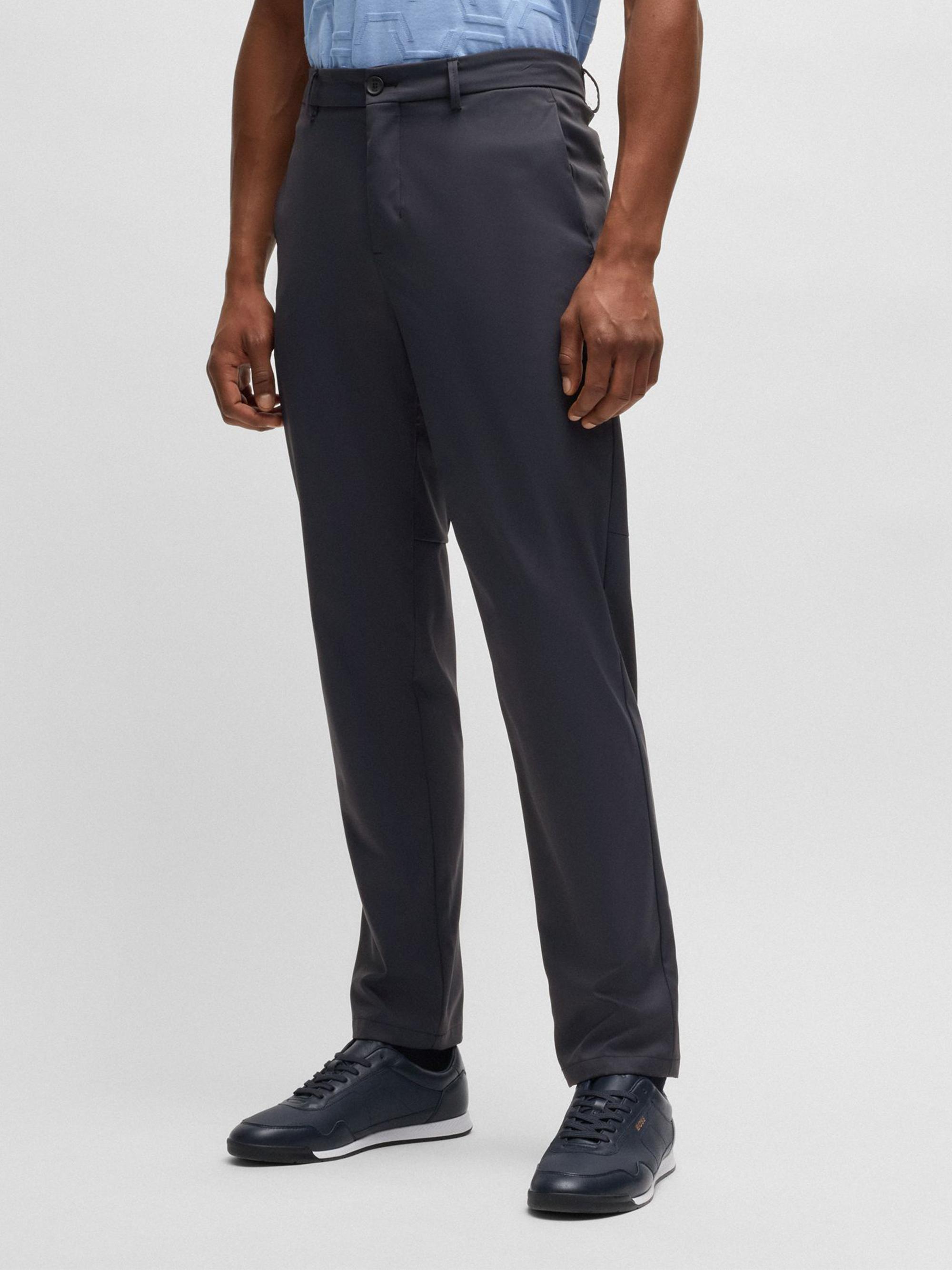 BOSS Regular Fit Chinos with Hidden Drawcord and Tapered Leg | Saks ...