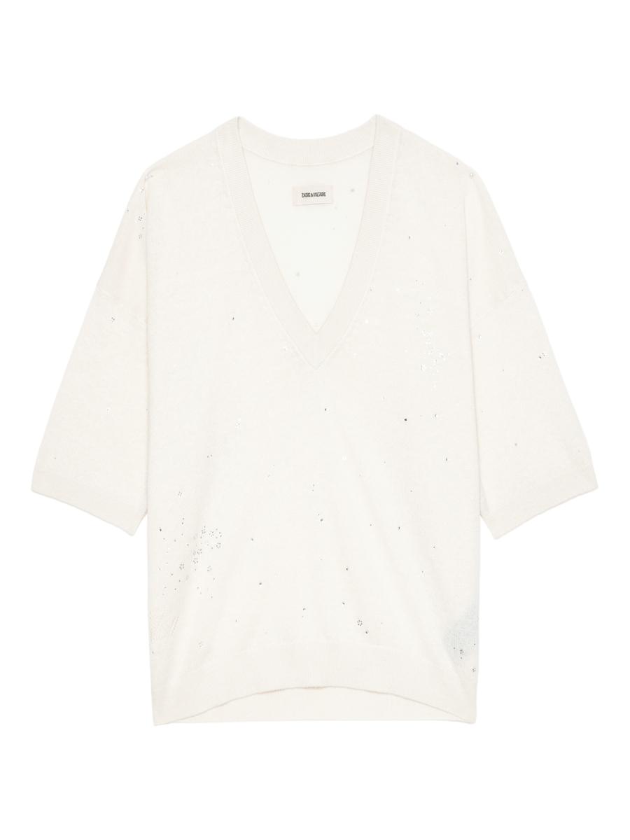 Zadig & Voltaire Wully Lico Rhinestone-Embellished Sweater | Saks Fifth ...