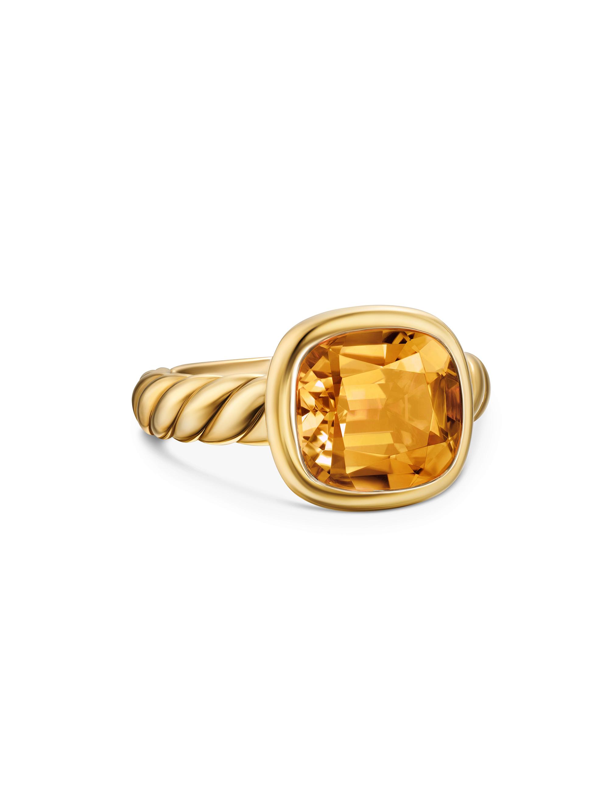 Shop David Yurman DY Mercer Stone Ring in 18K Yellow Gold | Saks Fifth ...